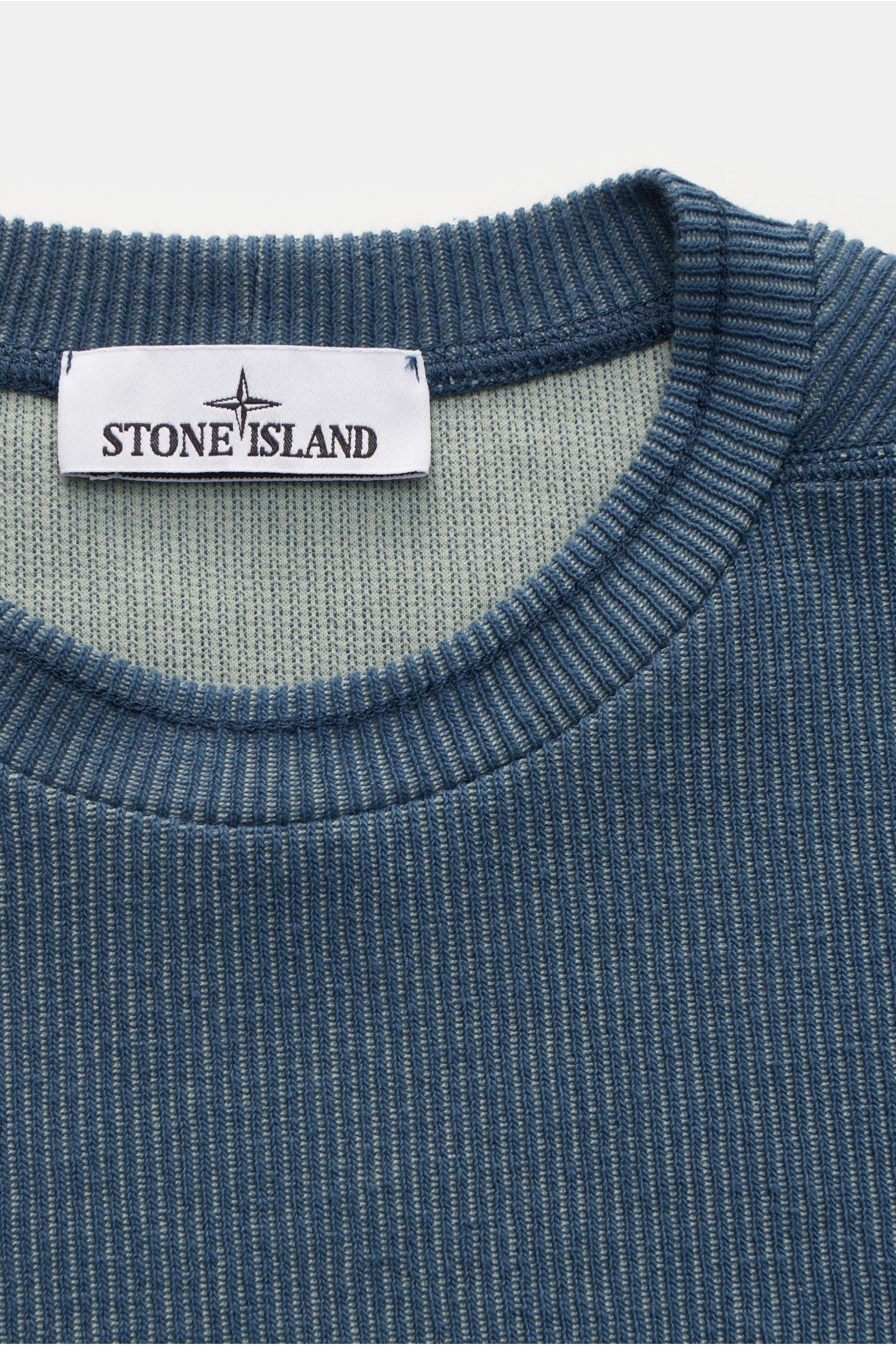 STONE ISLAND crew neck jumper grey-blue | BRAUN Hamburg