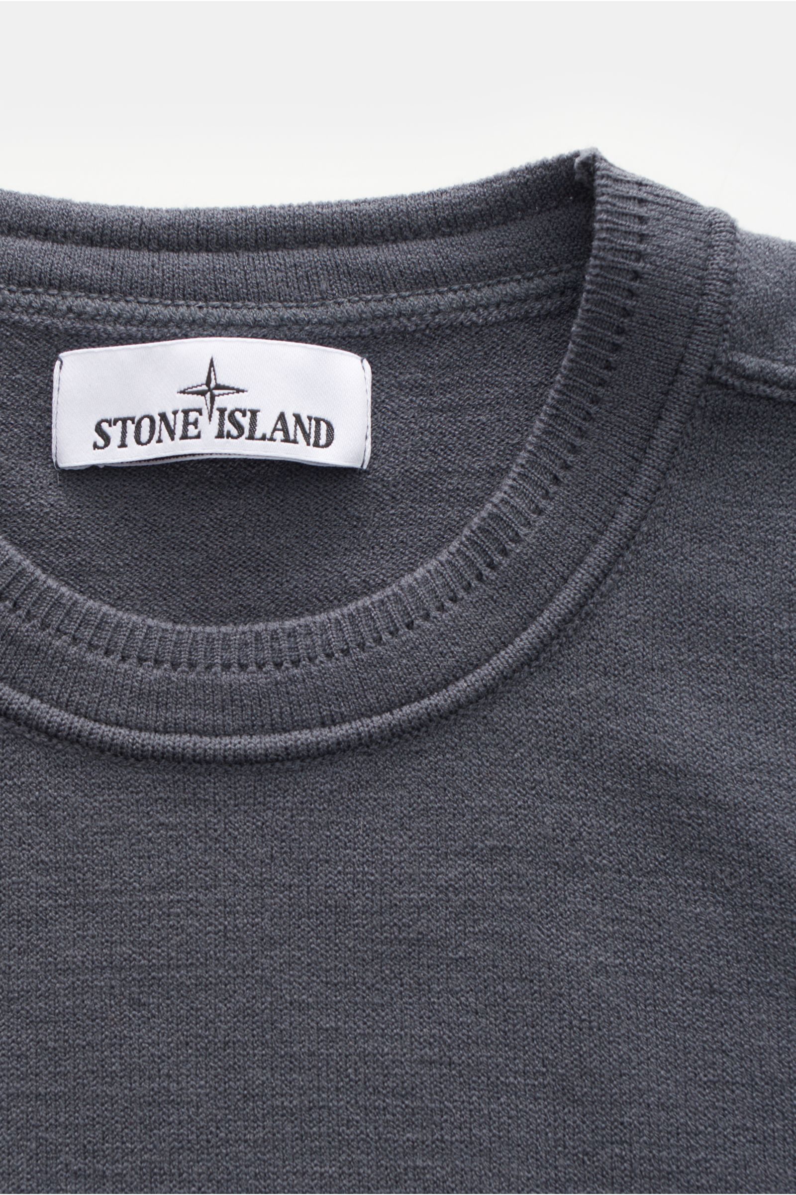 STONE ISLAND crew neck jumper grey | BRAUN Hamburg