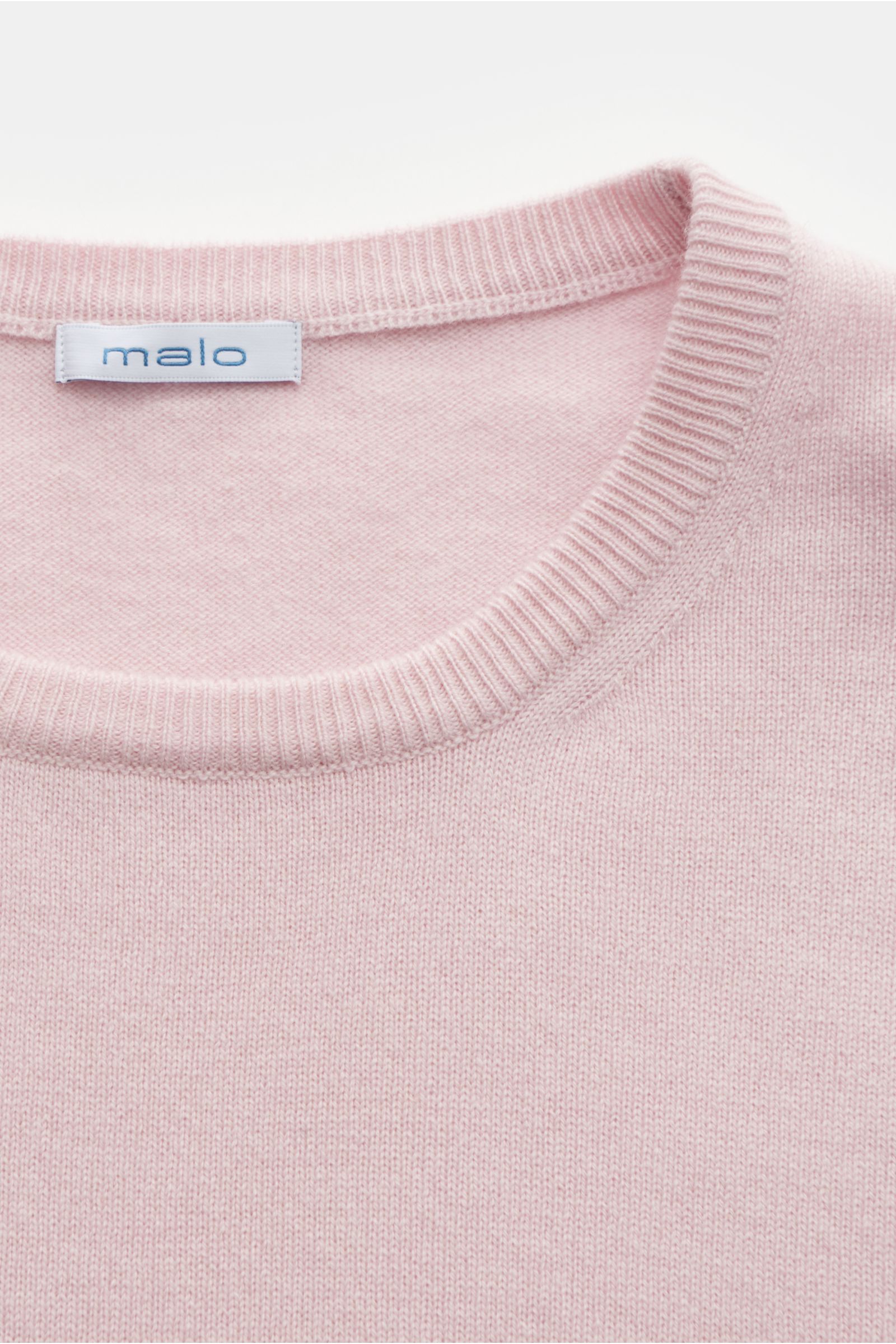 MALO cashmere crew neck jumper rose | BRAUN Hamburg