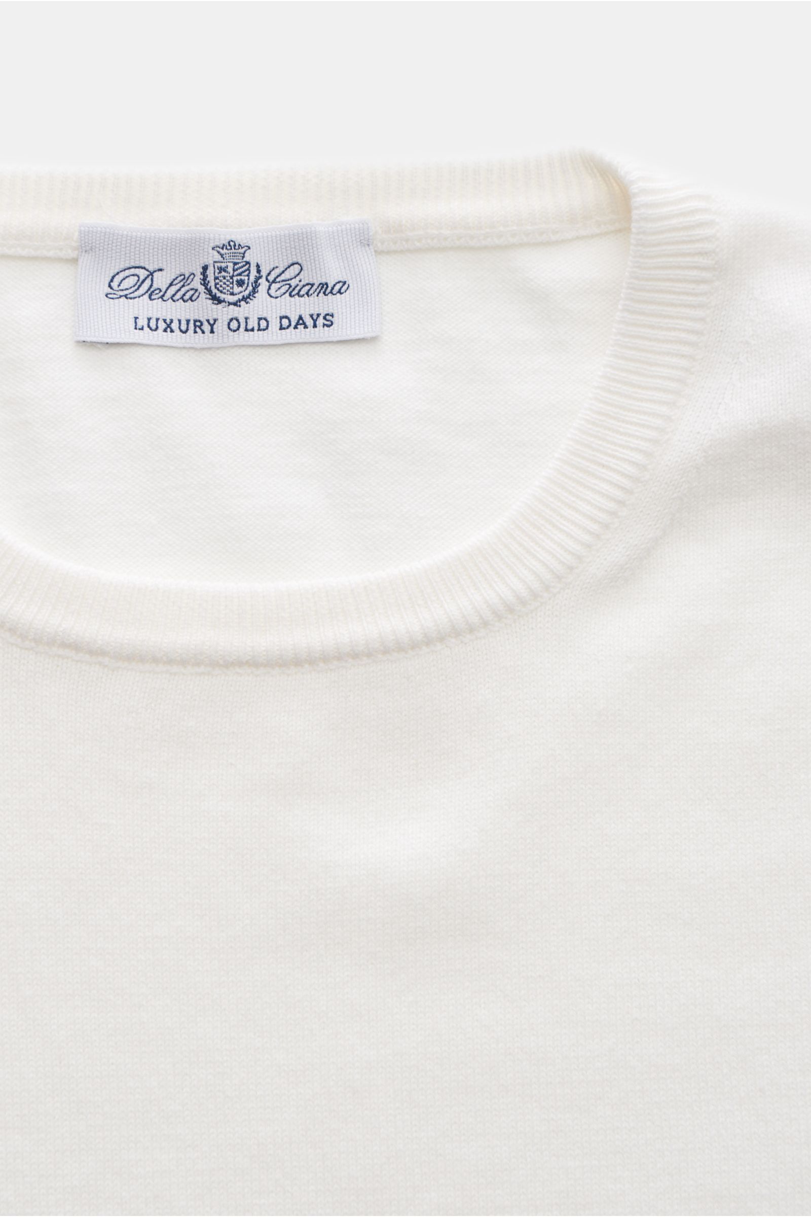 DELLA CIANA crew neck jumper cream | BRAUN Hamburg