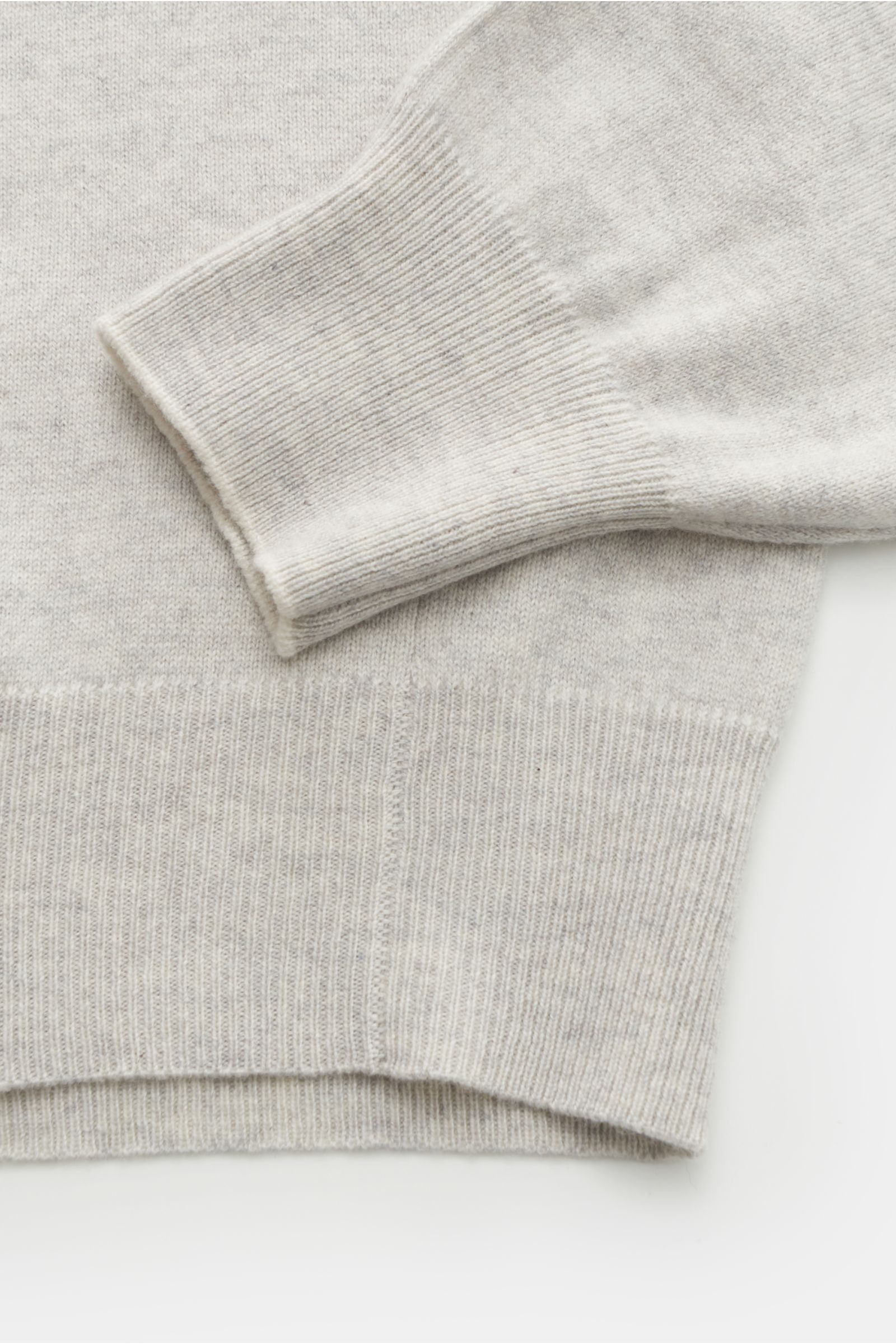 BRUNELLO CUCINELLI cashmere crew neck jumper light grey | BRAUN Hamburg