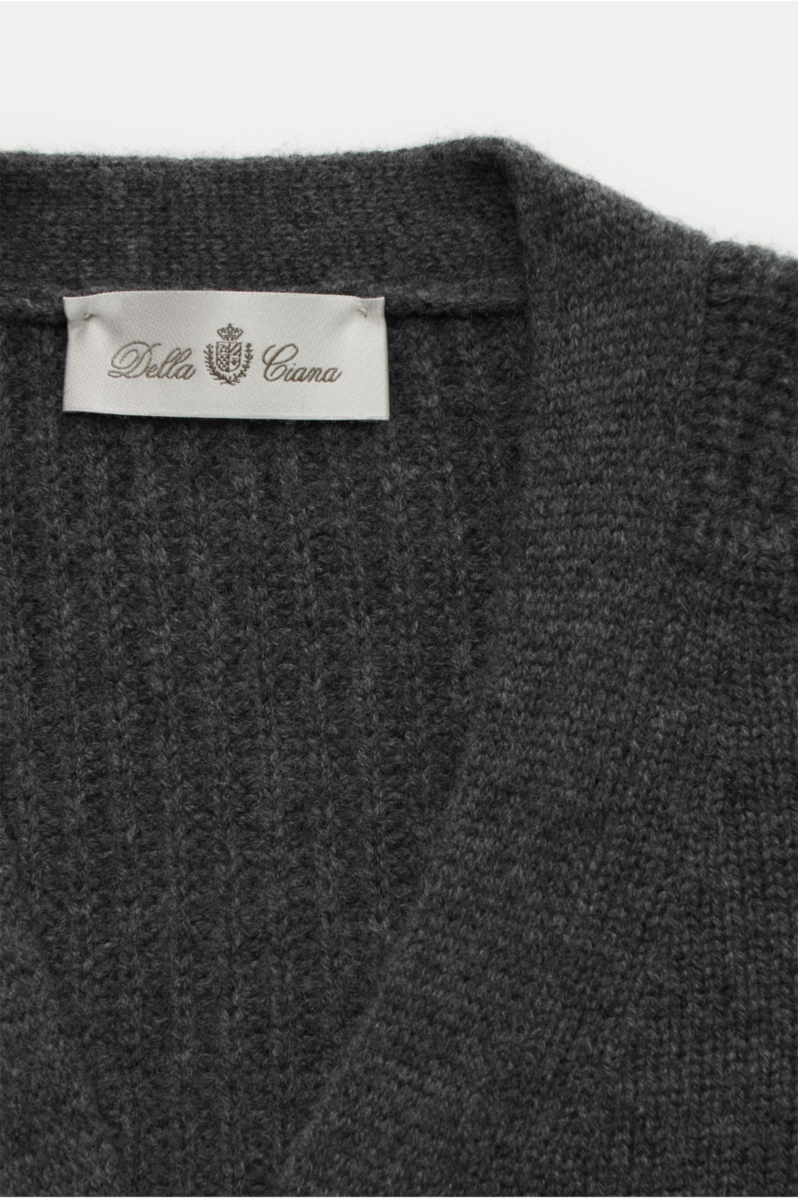 DELLA CIANA Cardigan dunkelgrau | BRAUN Hamburg