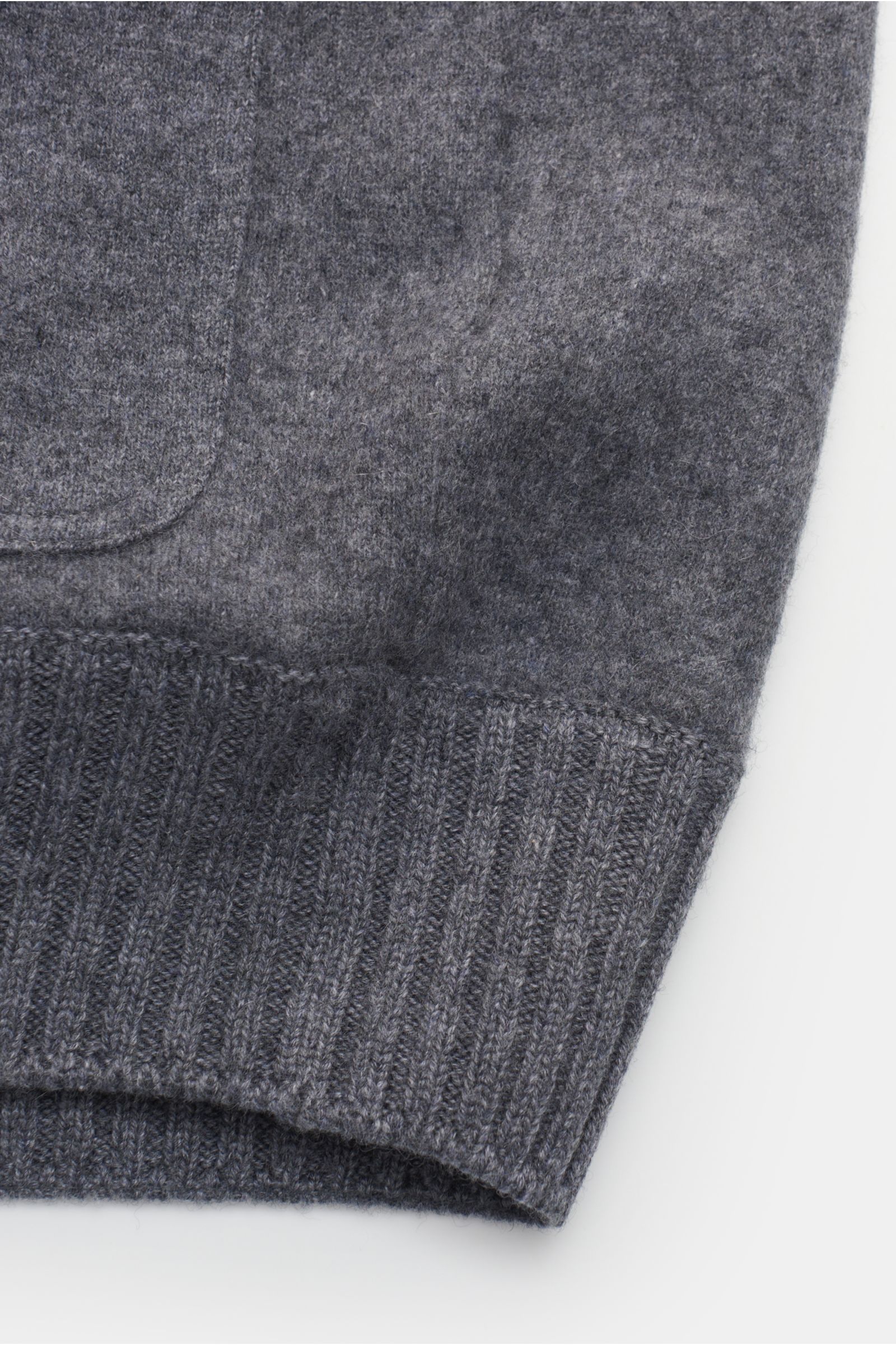 GRAN SASSO cashmere cardigan grey | BRAUN Hamburg