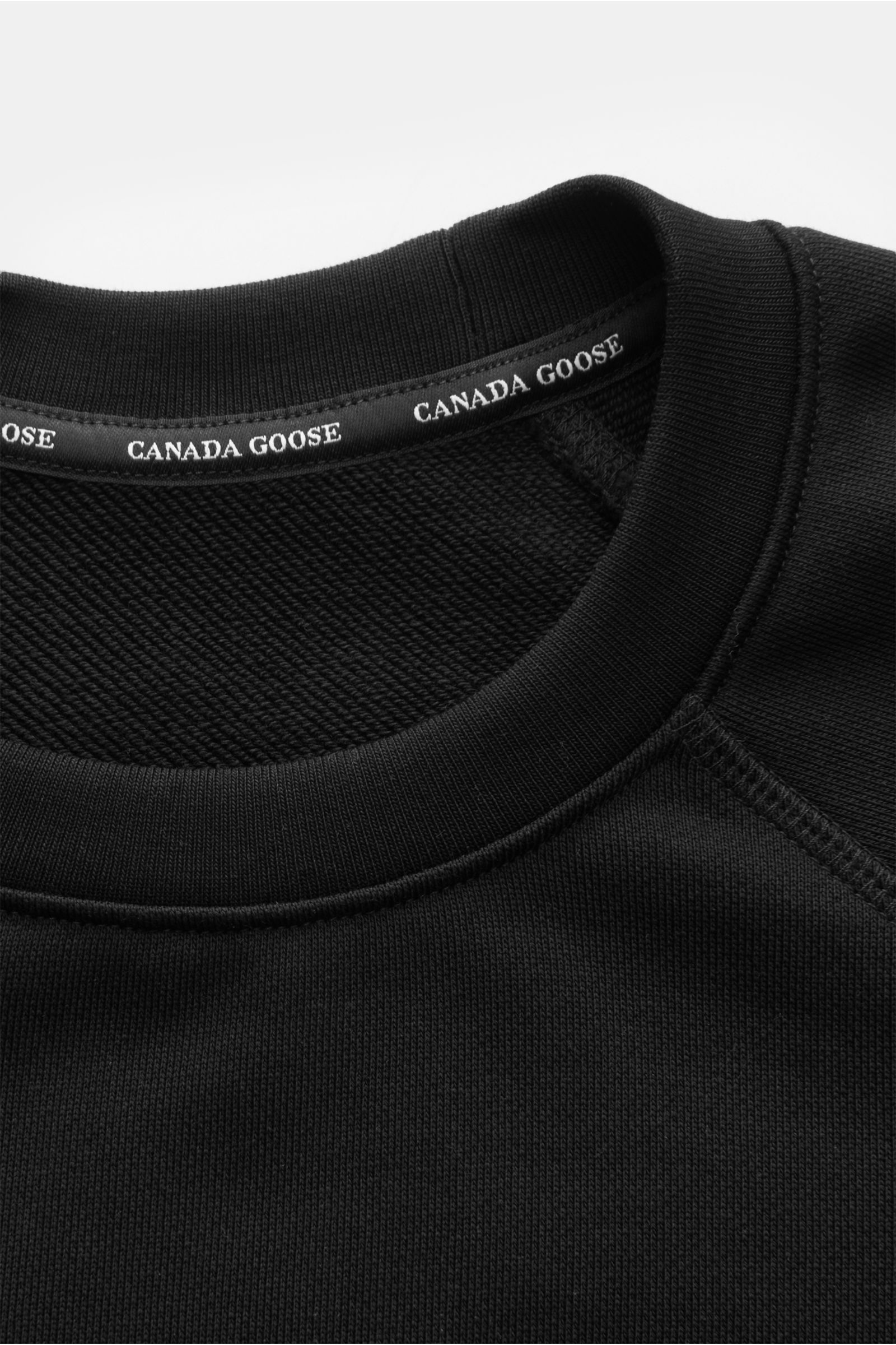 'Huron' crew neck sweatshirt by CANADA GOOSE black | BRAUN Hamburg
