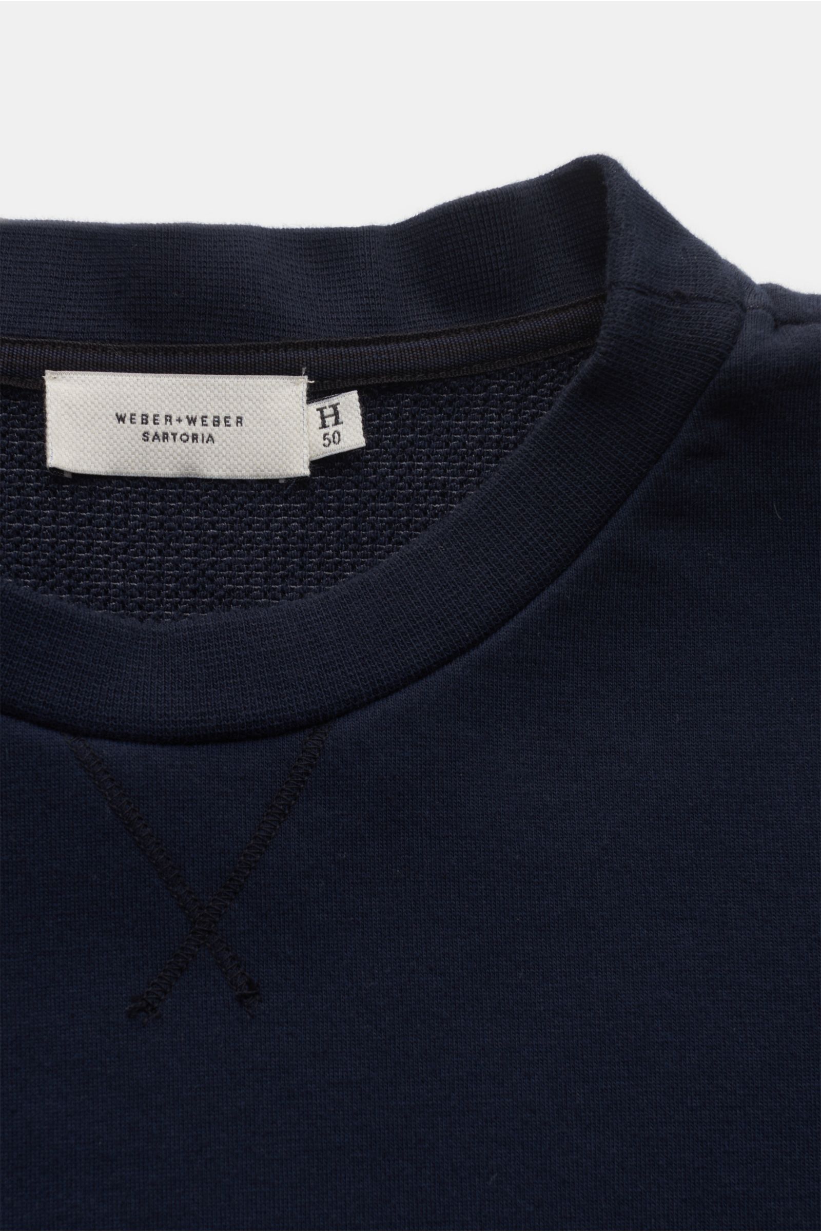 WEBER + WEBER crew neck sweatshirt 'Travel' navy | BRAUN Hamburg