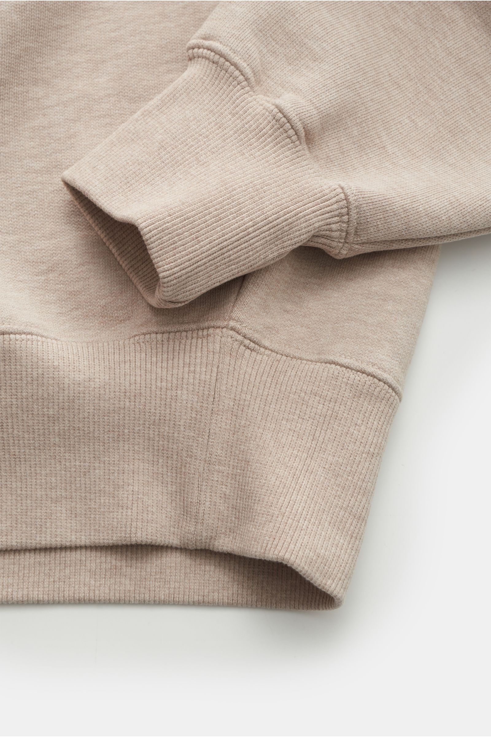 AMI PARIS crew neck sweatshirt beige mottled | BRAUN Hamburg