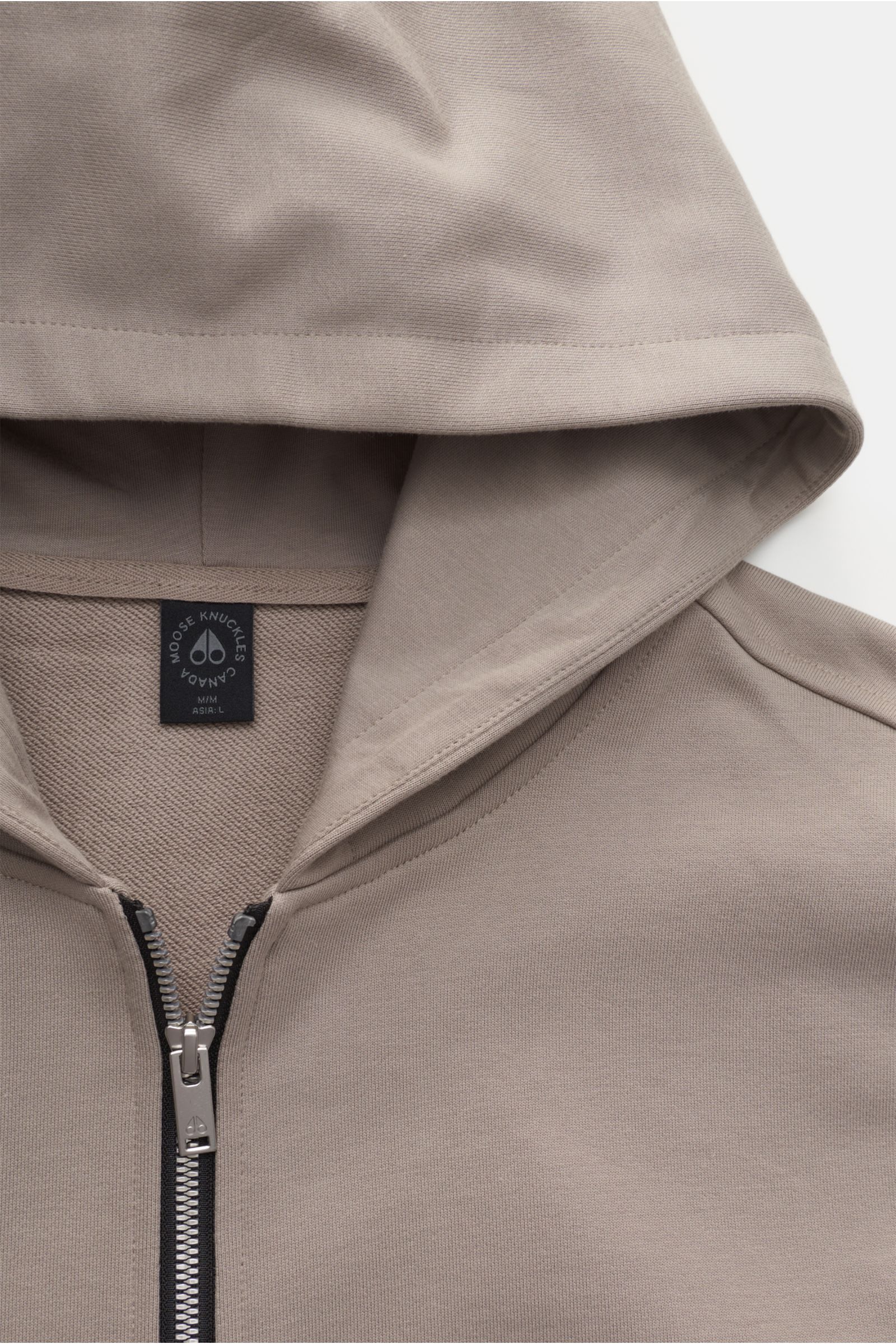 MOOSE KNUCKLES sweat jacket 'Hartsfield Zip-Up' beige | BRAUN Hamburg
