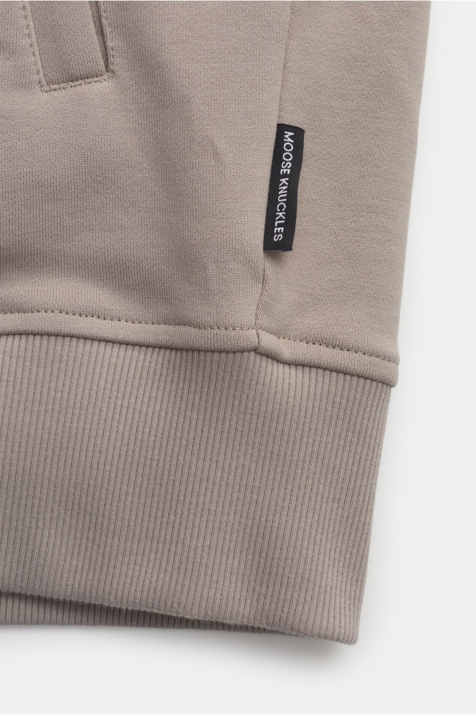 MOOSE KNUCKLES sweat jacket 'Hartsfield Zip-Up' beige | BRAUN Hamburg