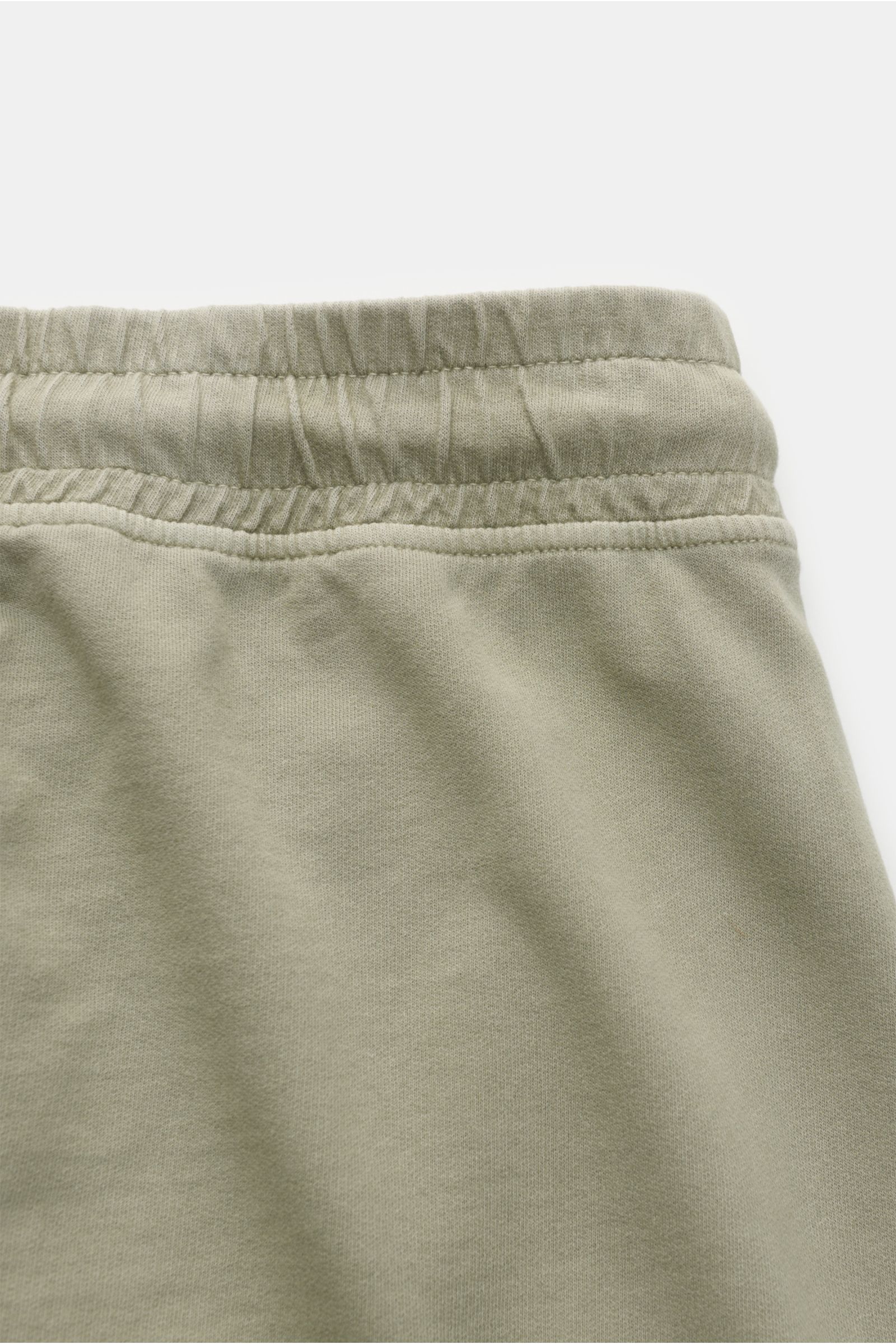 BOWERY NYC Bermuda sweat shorts grey green | BRAUN Hamburg