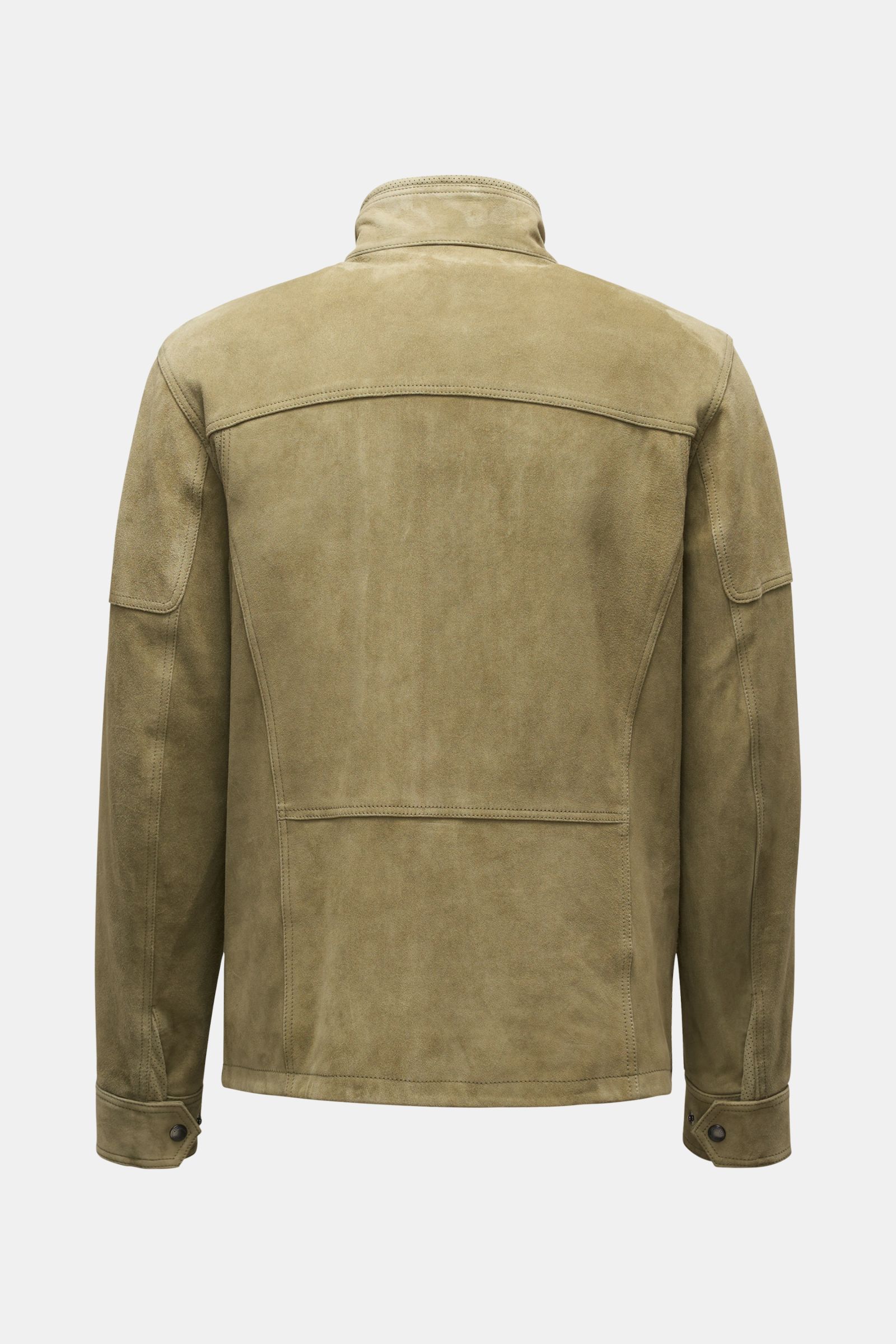 BELSTAFF leather jacket 'Dene' olive | BRAUN Hamburg