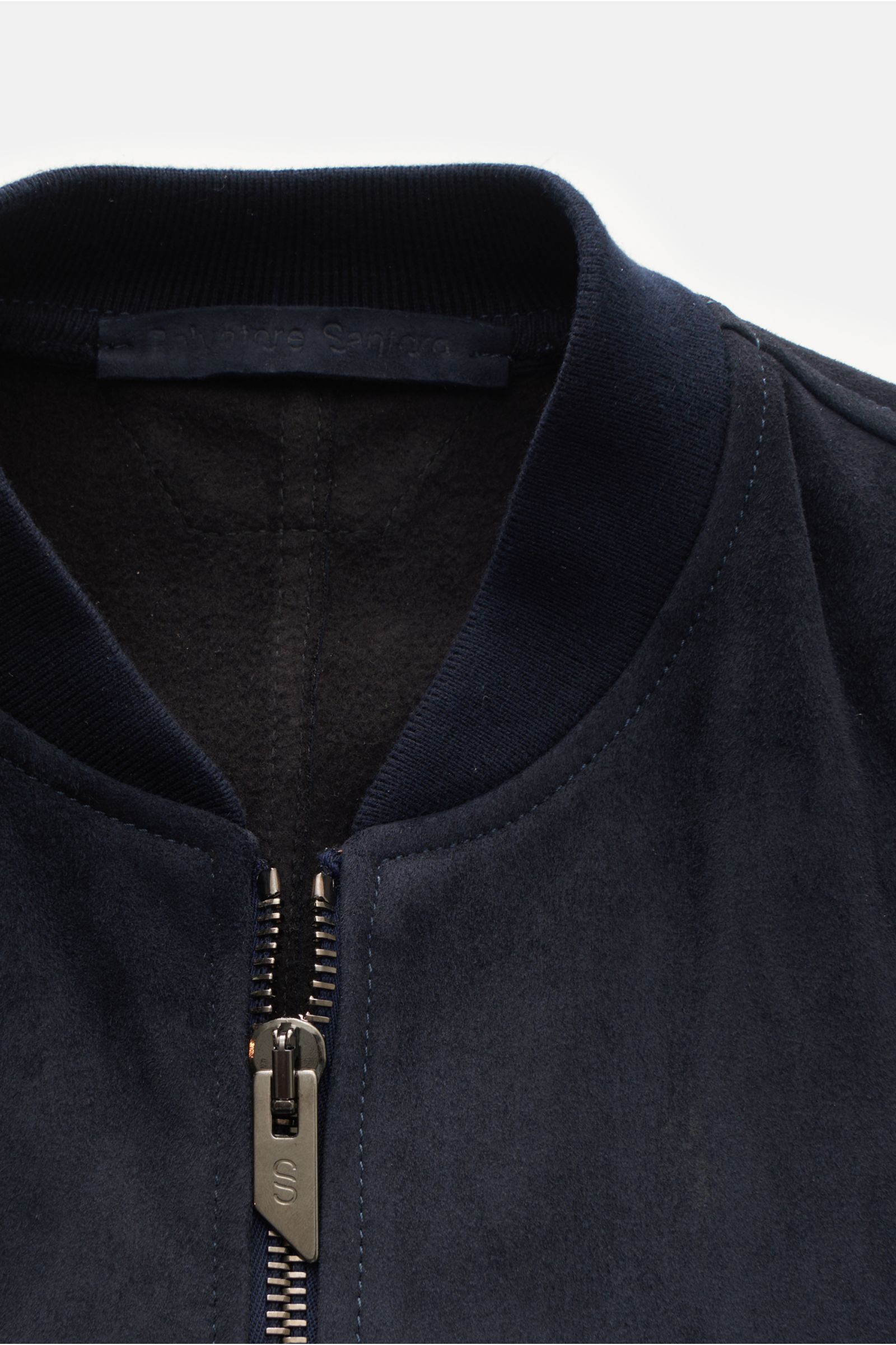 SALVATORE SANTORO Veloursleder-Blouson navy | BRAUN Hamburg