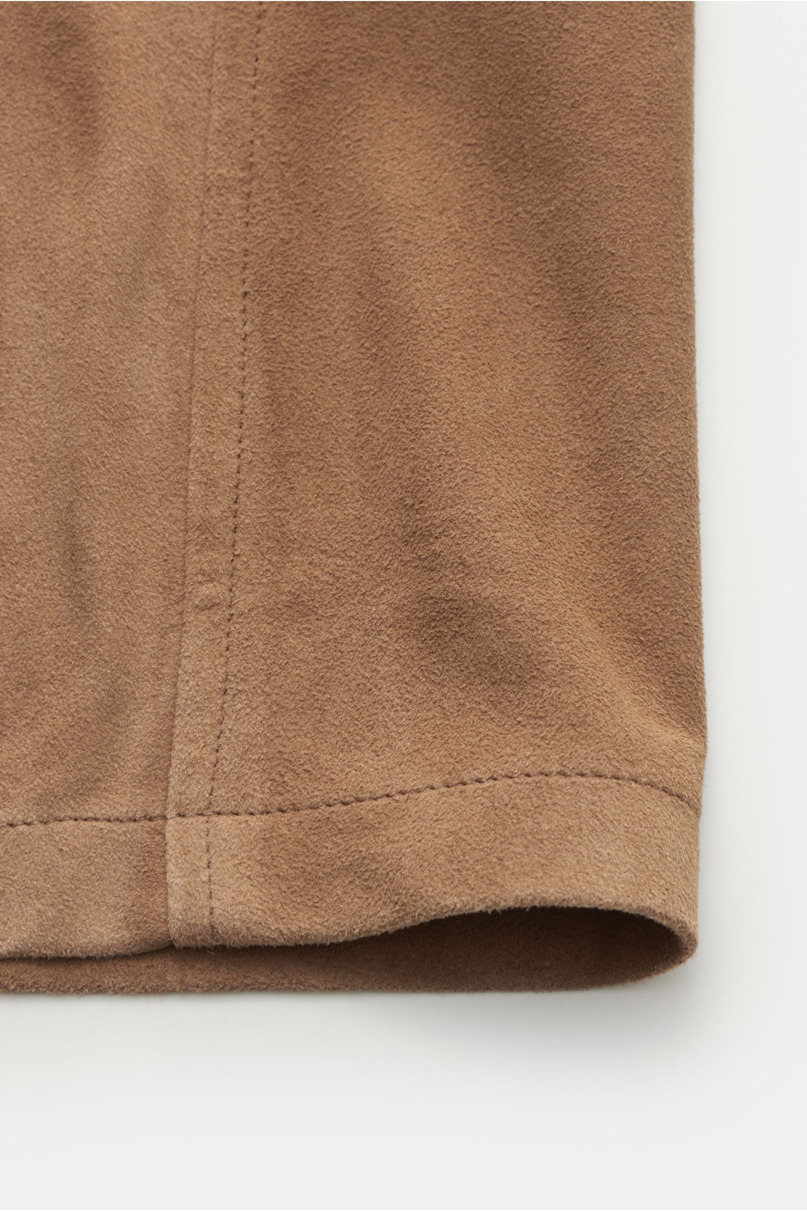 EDDY MONETTI suede jacket 'Ischia' light brown | BRAUN Hamburg