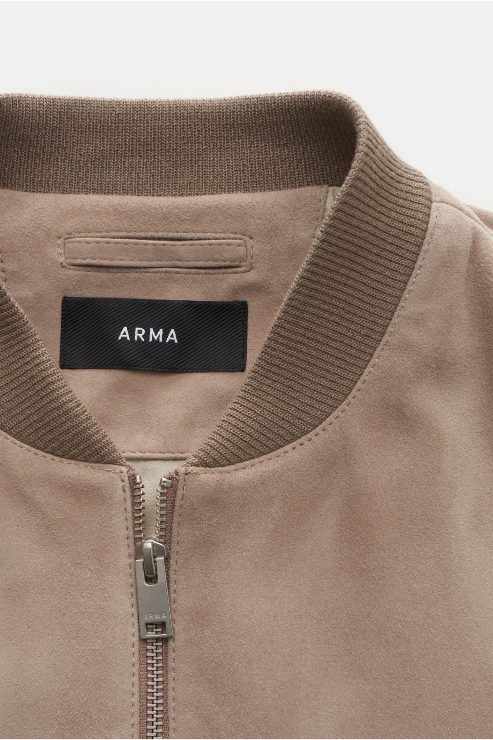 ARMA Veloursleder Blouson 'Didier' beige | BRAUN Hamburg