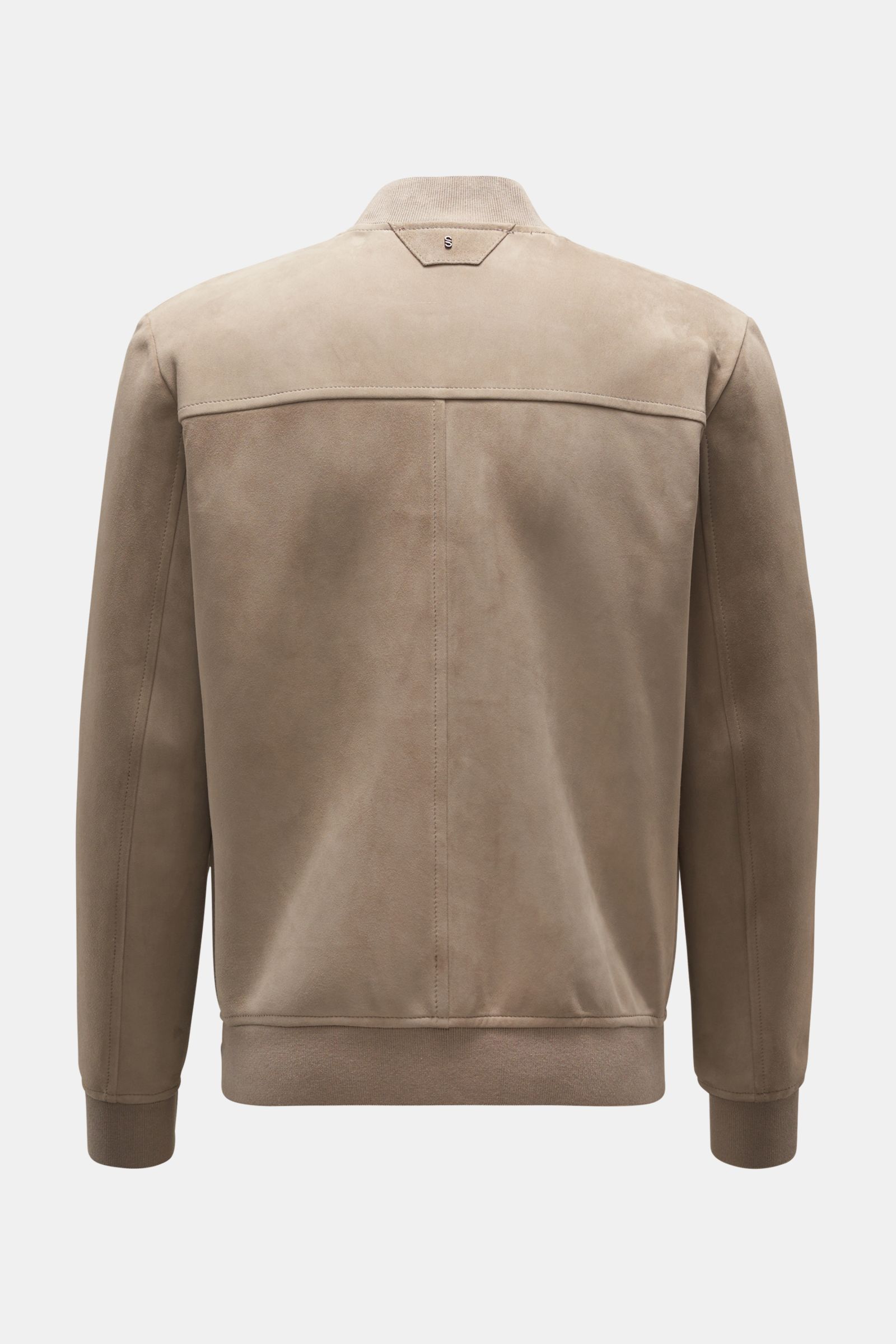 SALVATORE SANTORO Veloursleder-Blouson beige | BRAUN Hamburg