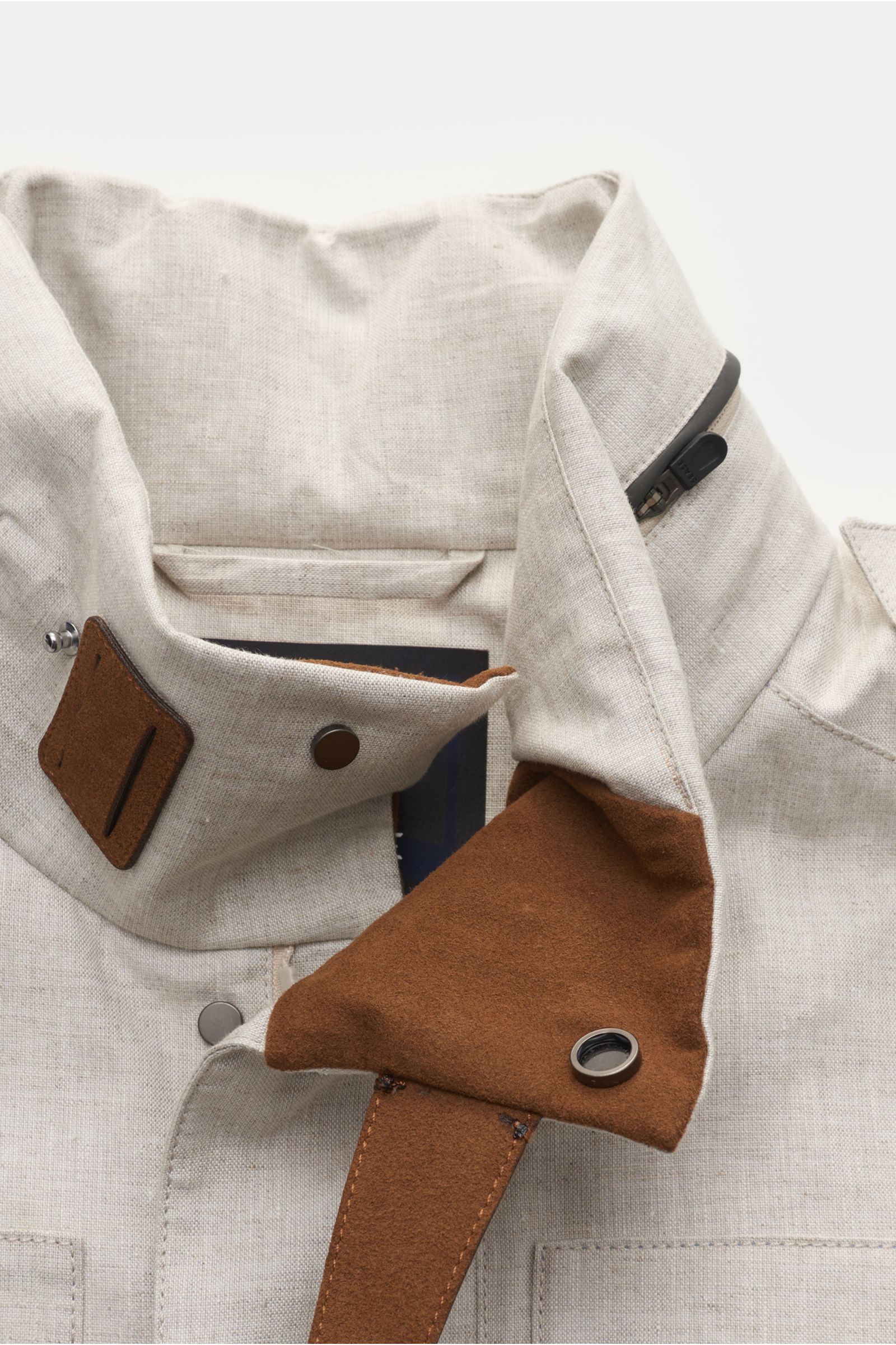 SEASE linen field jacket 'Endurance' beige | BRAUN Hamburg