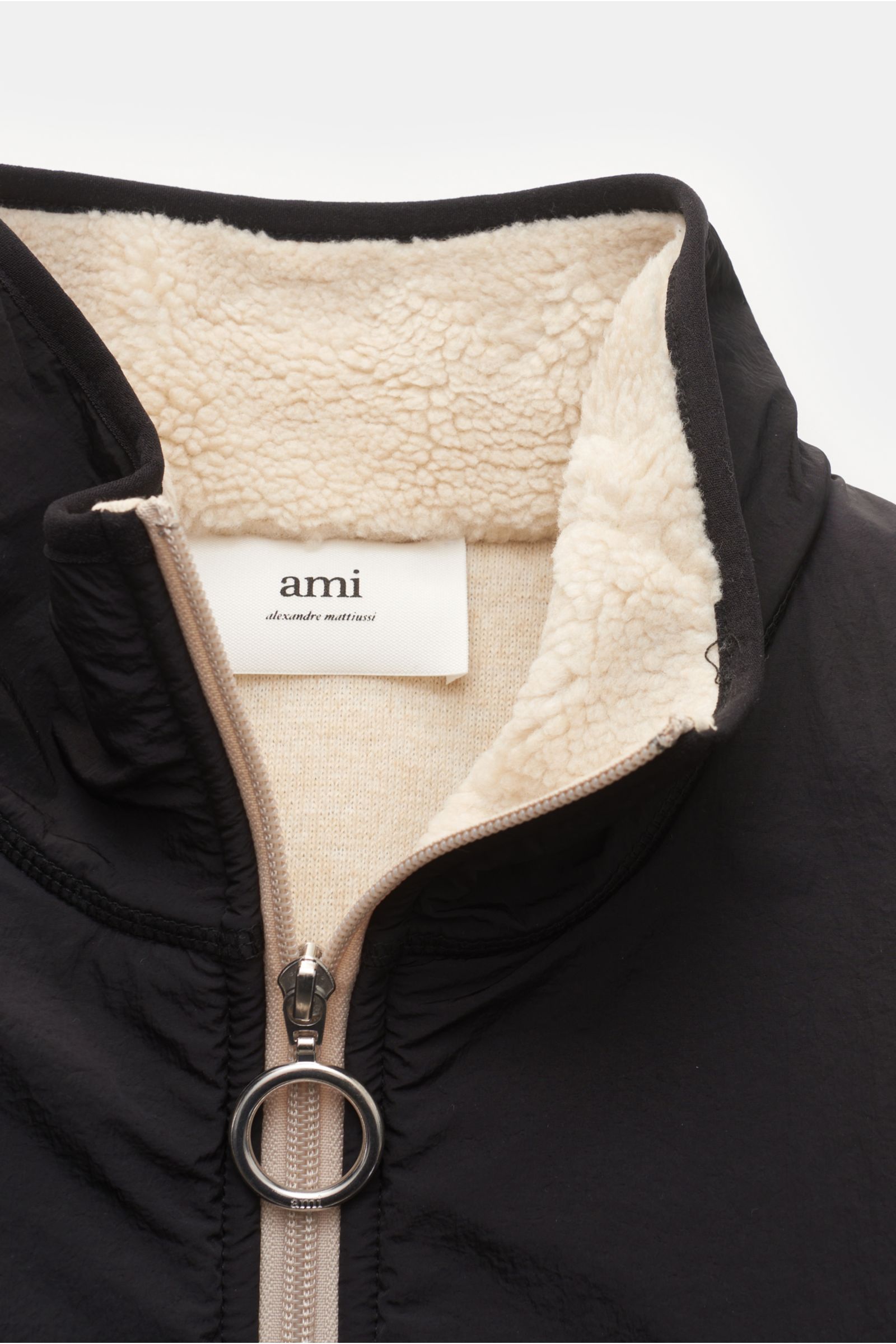 AMI PARIS jacket beige/black | BRAUN Hamburg