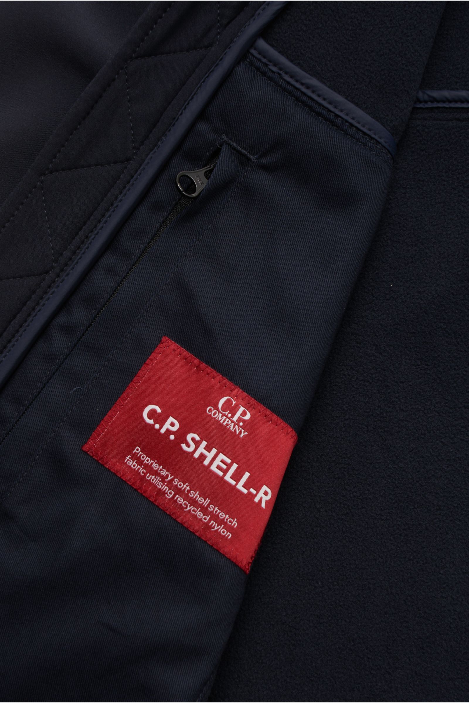 C.P. COMPANY softshell jacket 'Goggle Jacket' navy | BRAUN Hamburg