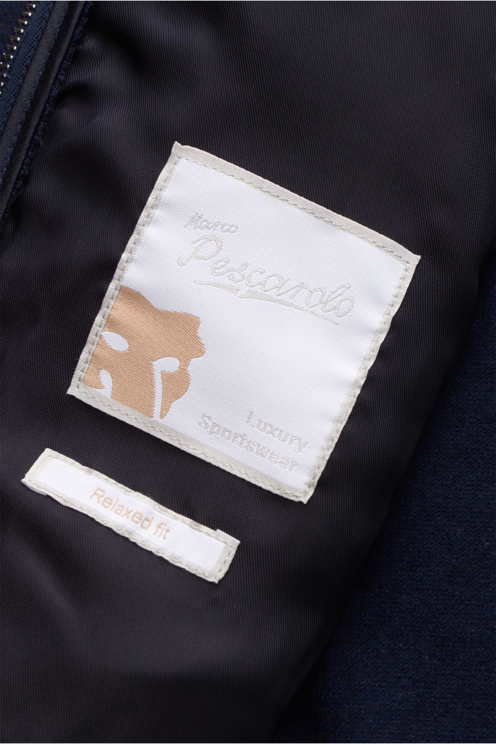 MARCO PESCAROLO Cashmere Jacke 'Jay' navy | BRAUN Hamburg