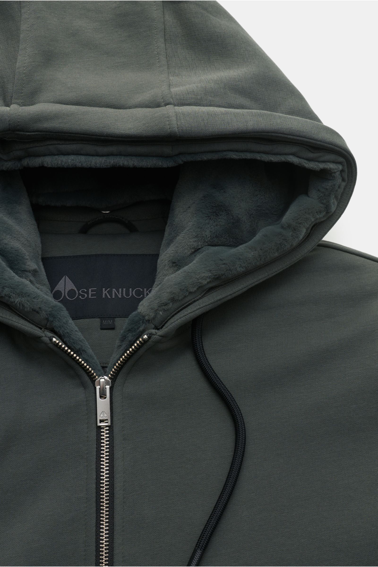 MOOSE KNUCKLES Sweat jacket 'Classic Bunny' olive | BRAUN Hamburg