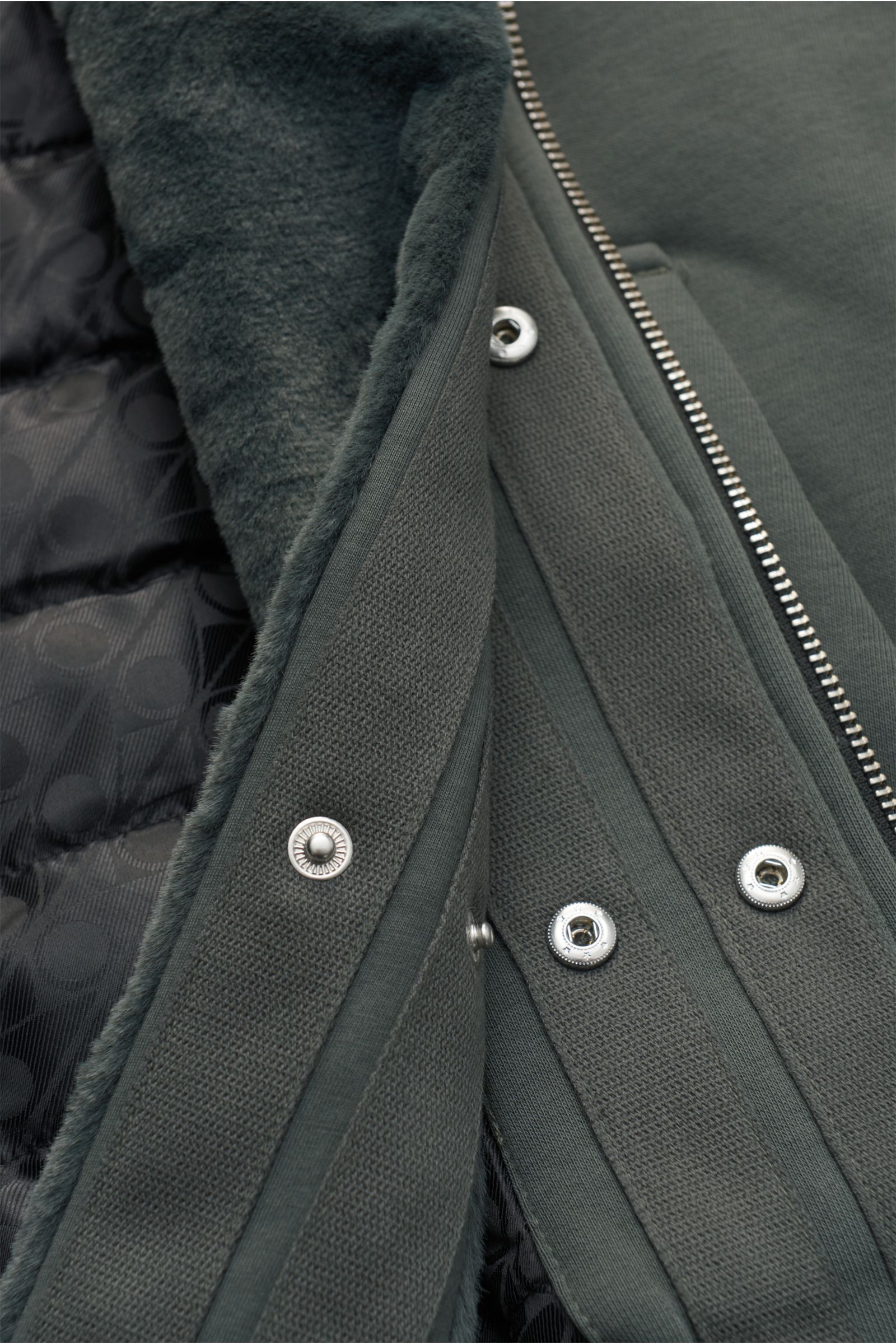 MOOSE KNUCKLES Sweat jacket 'Classic Bunny' olive | BRAUN Hamburg