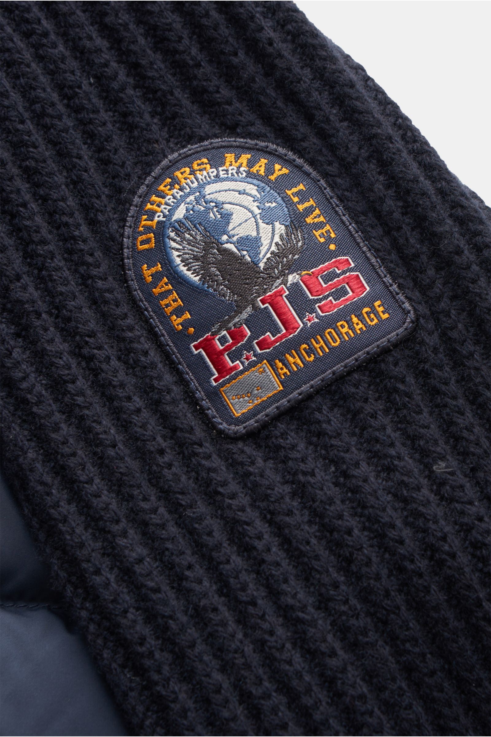 PARAJUMPERS Merino cardigan 'Olmo' navy | BRAUN Hamburg