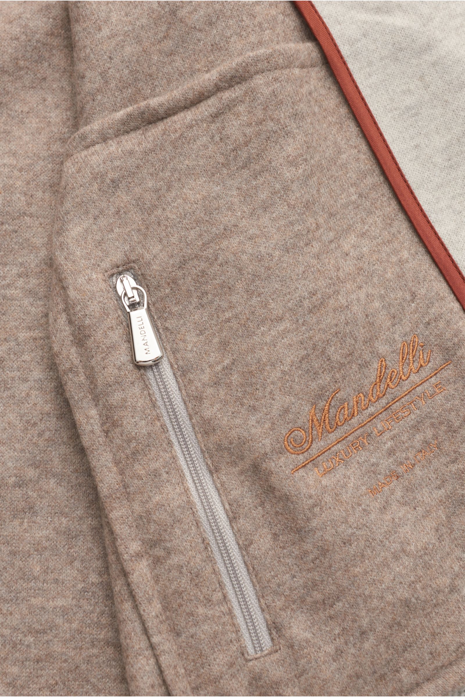 MANDELLI cashmere jacket light grey | BRAUN Hamburg