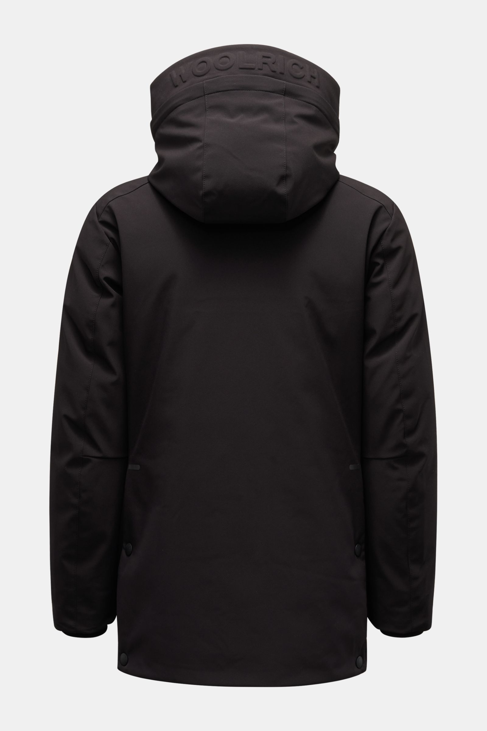 WOOLRICH softshell down parka black | BRAUN Hamburg