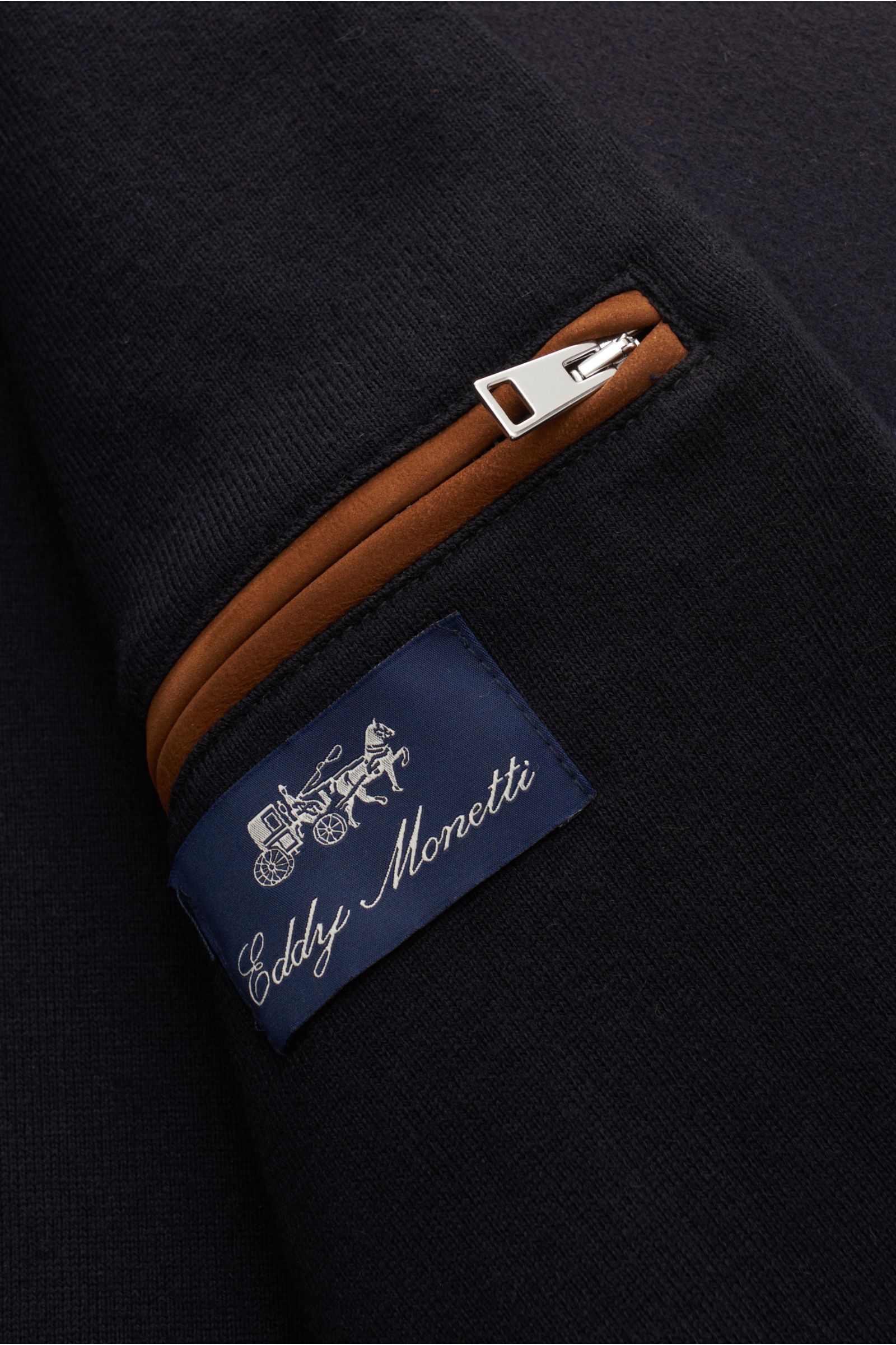 EDDY MONETTI cashmere blouson navy | BRAUN Hamburg