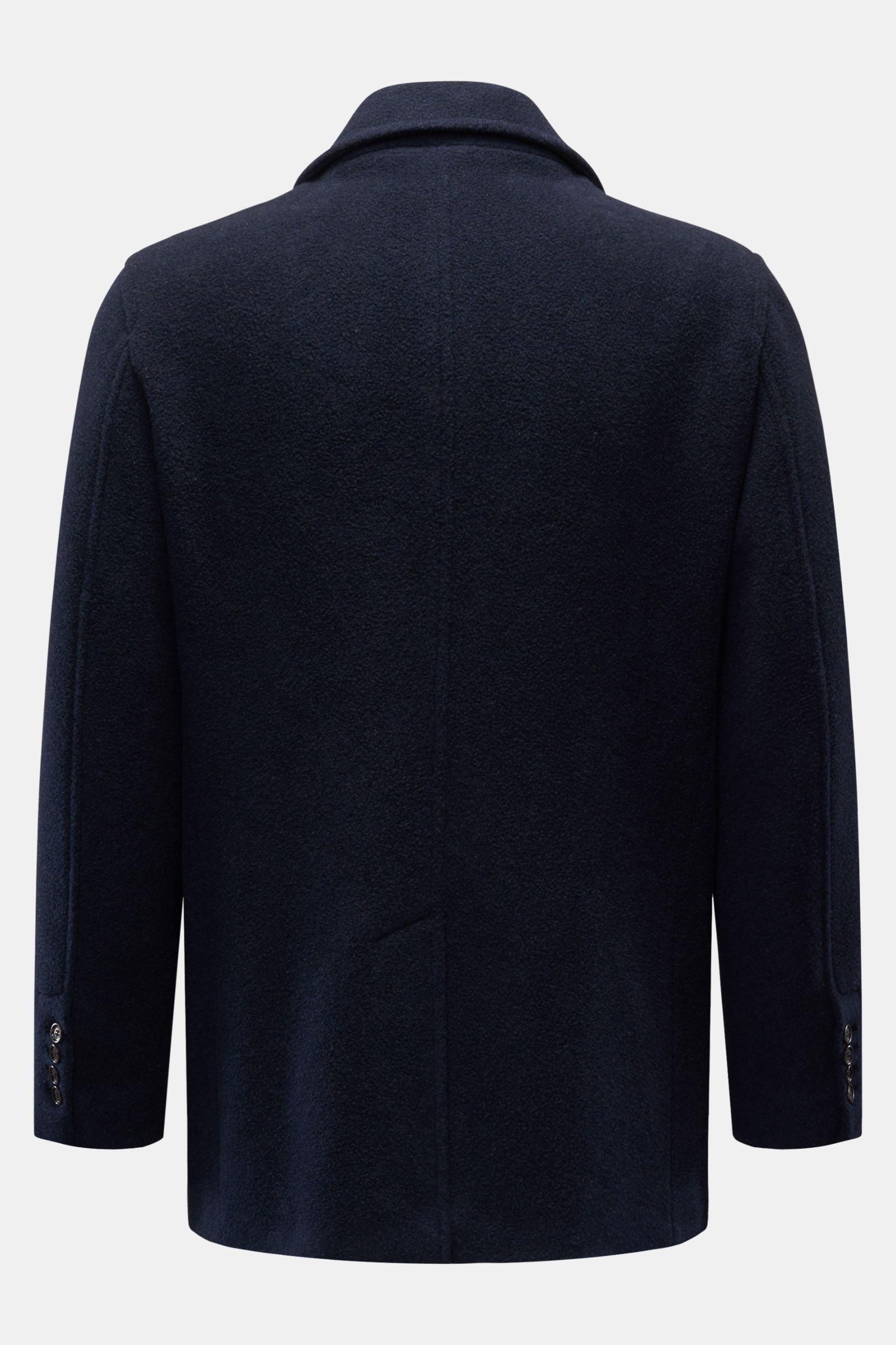 EDDY MONETTI Cashmere Cabanjacke 'Lavato Peacoat' navy | BRAUN Hamburg