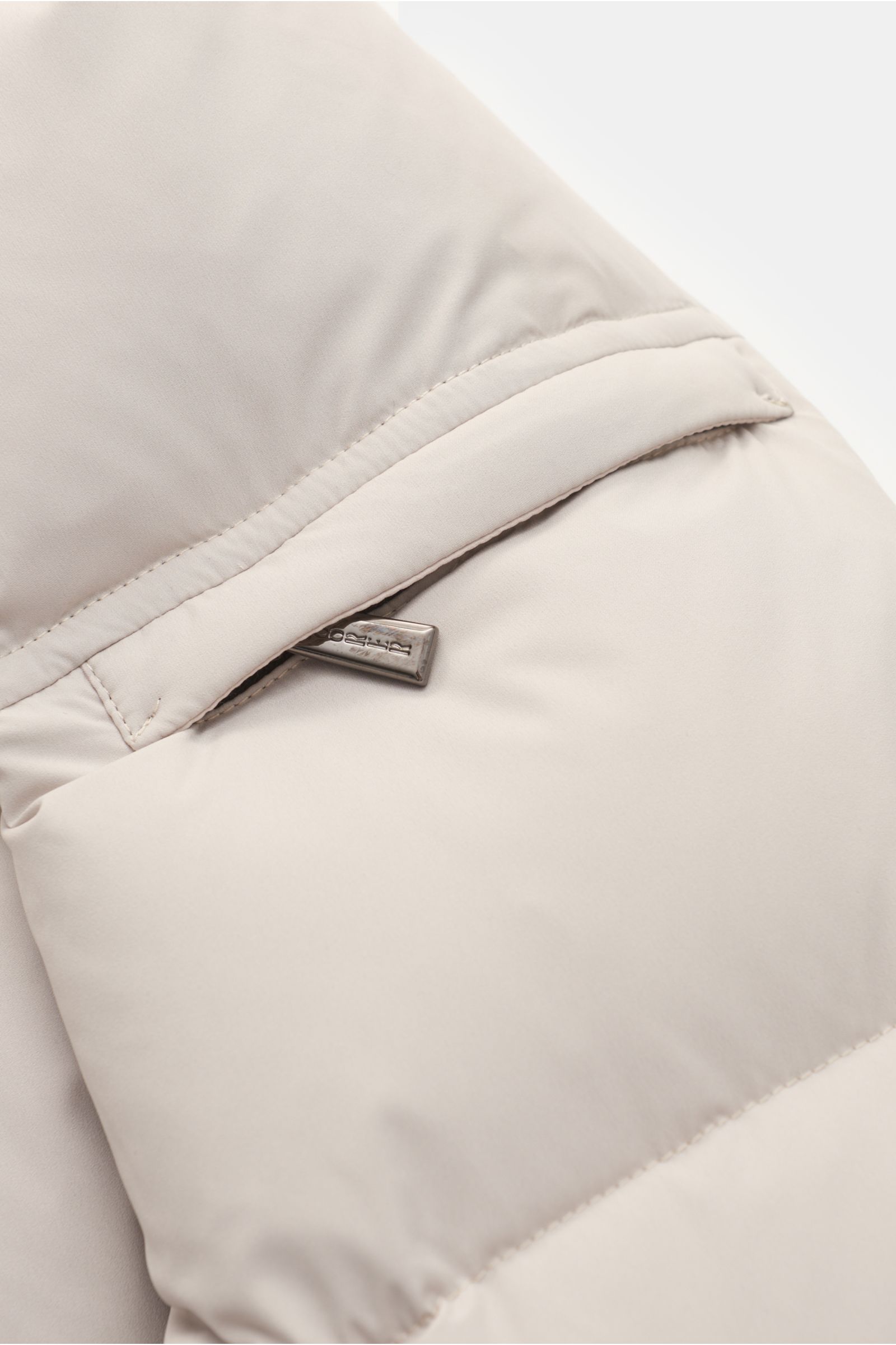 MOORER down jacket 'Brett' light grey | BRAUN Hamburg