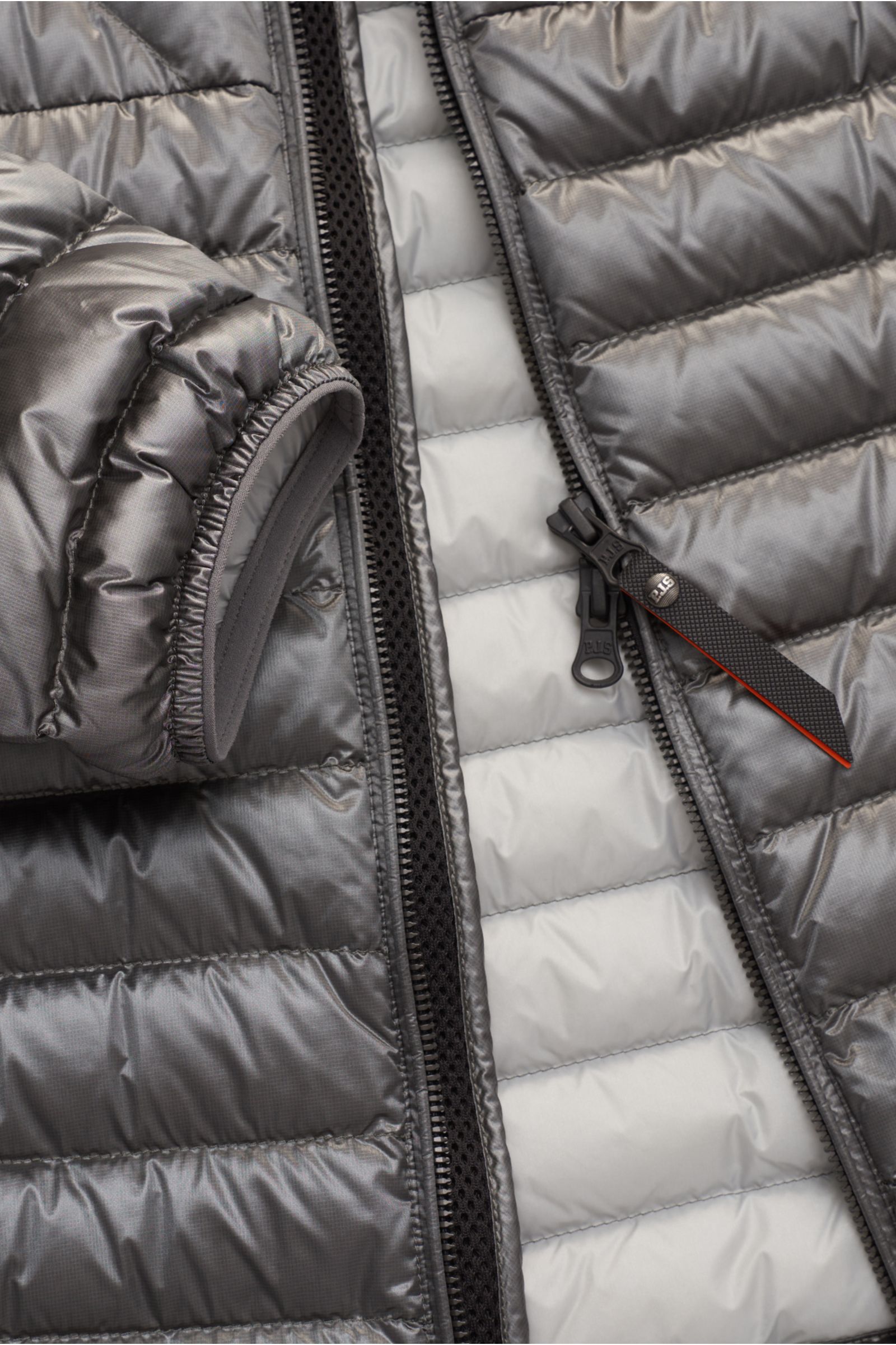 PARAJUMPERS down jacket 'Miroku' silver-grey | BRAUN Hamburg