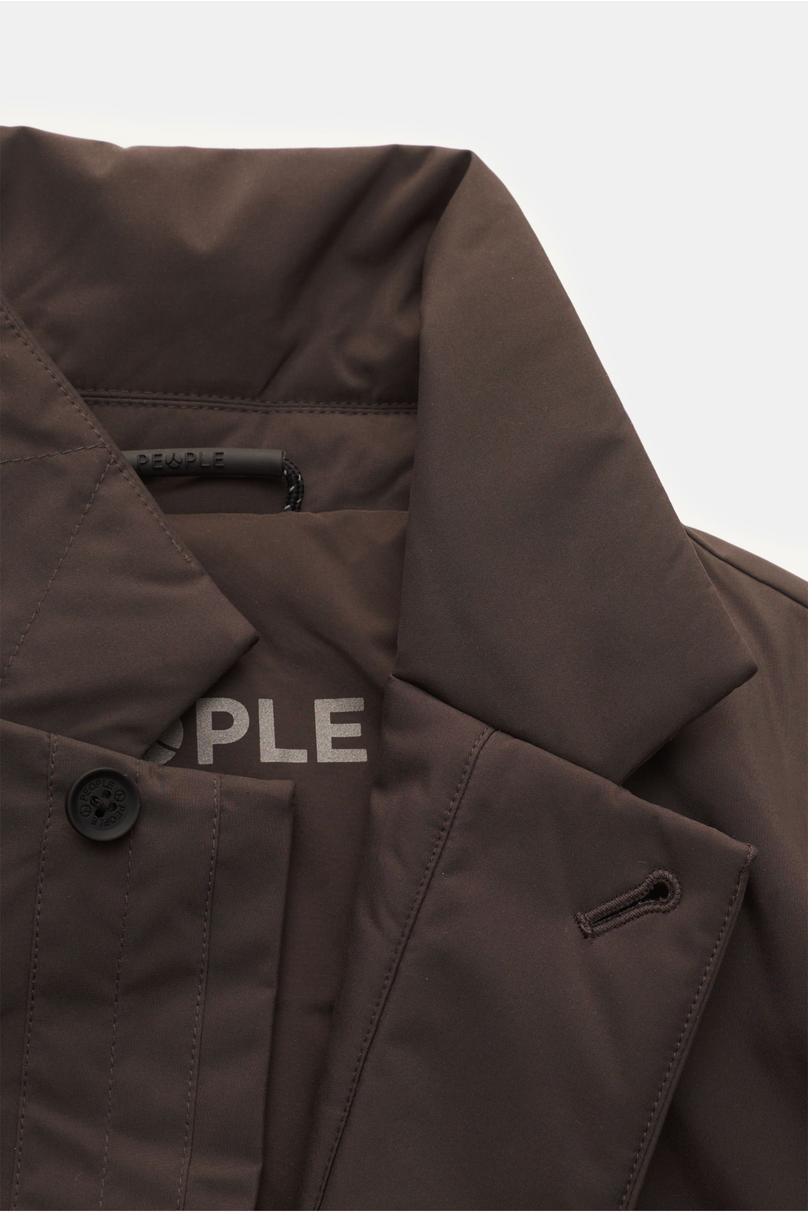 PEOPLE OF SHIBUYA jacket 'Aioshi' dark brown | BRAUN Hamburg