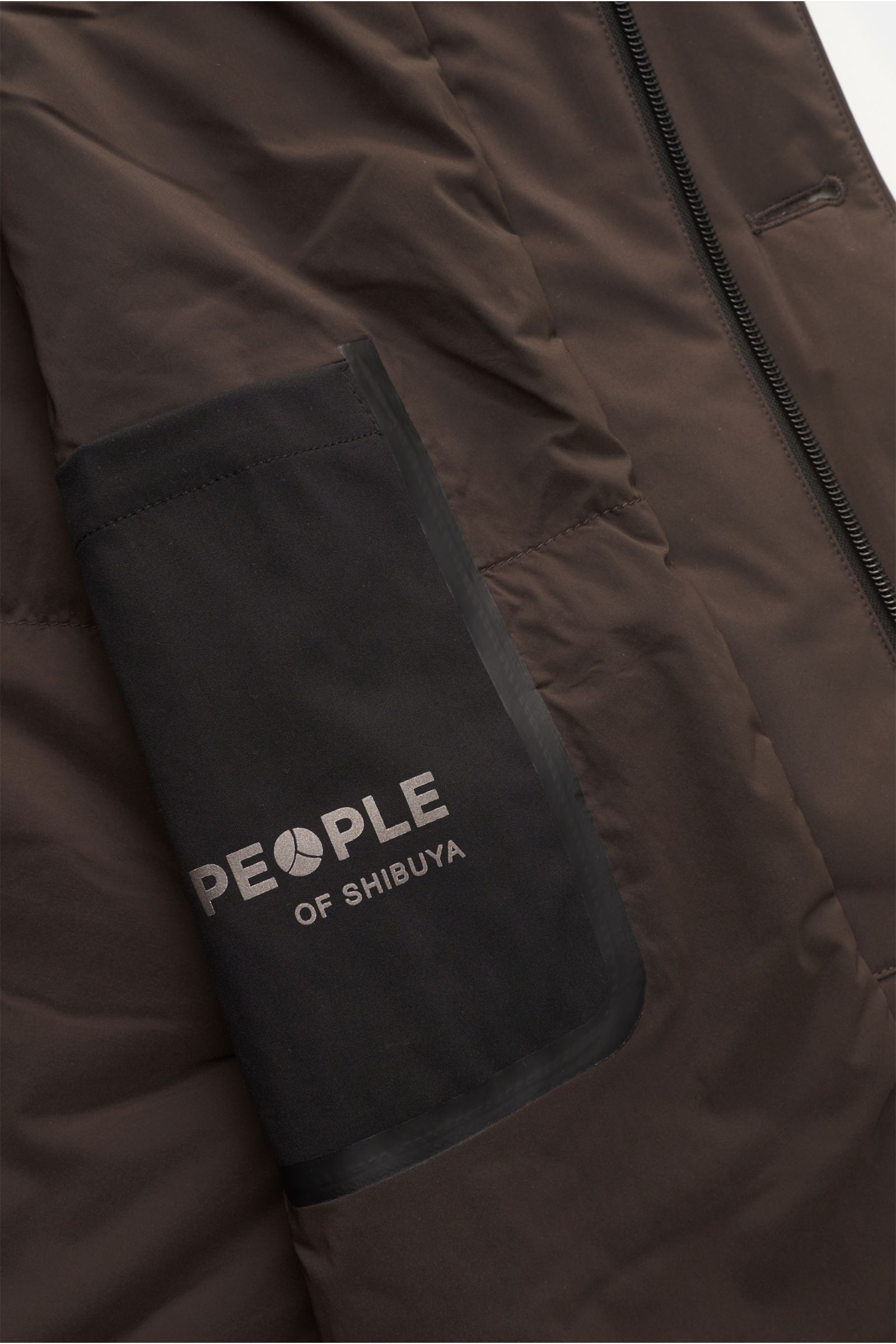 PEOPLE OF SHIBUYA jacket 'Aioshi' dark brown | BRAUN Hamburg