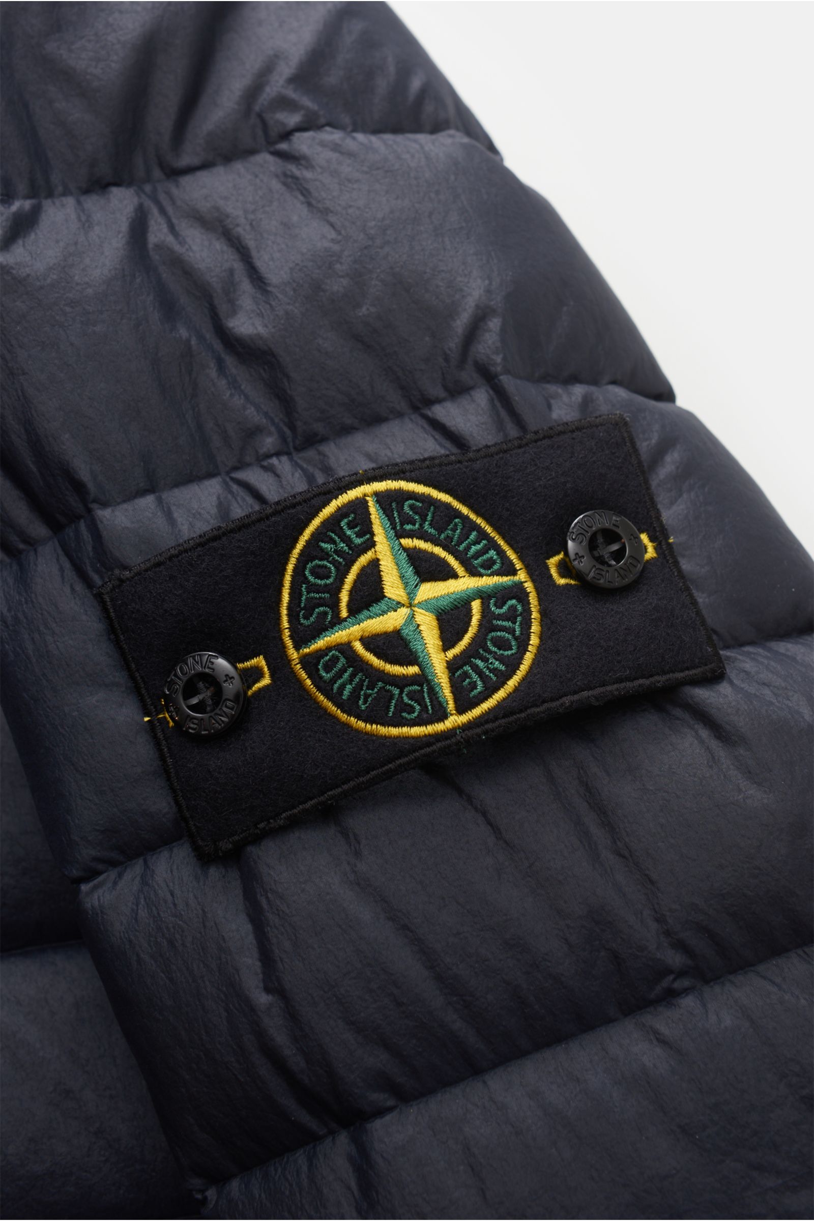 STONE ISLAND down jacket 'Loom Woven Chambers R-Nylon Down-TC' dark ...