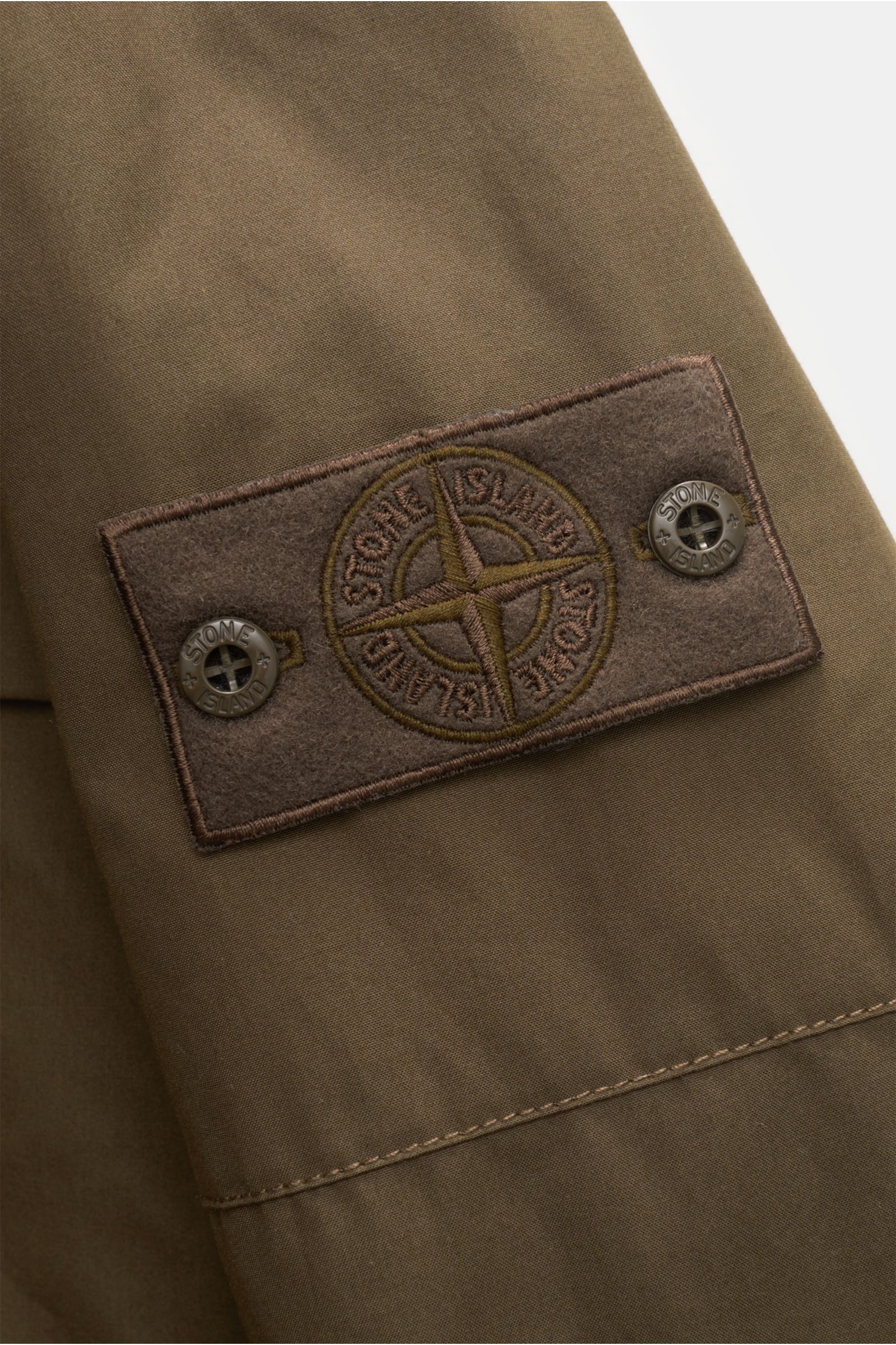 STONE ISLAND jacket 'O-Ventile Canvas Ghost Piece' olive | BRAUN Hamburg