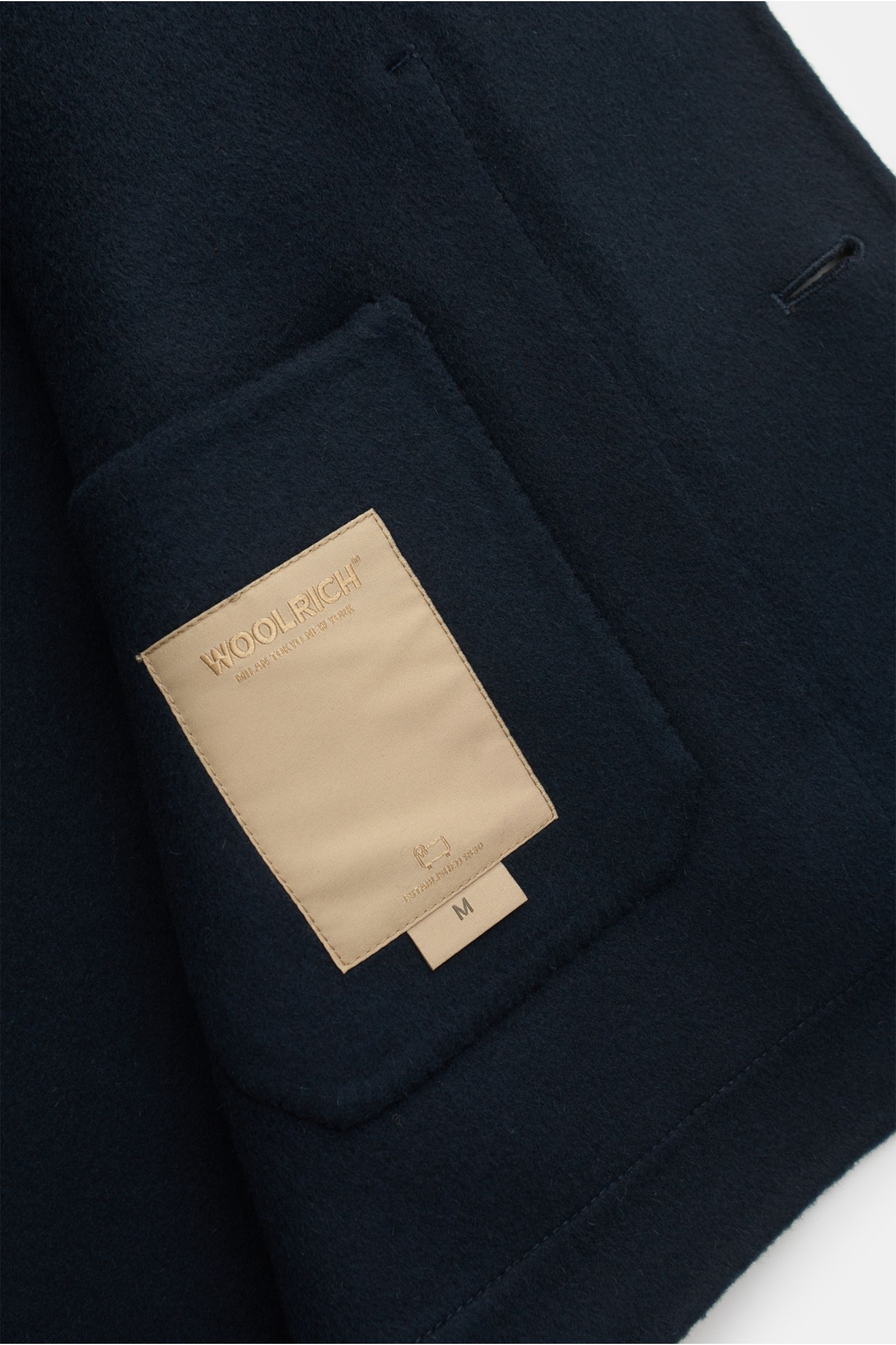WOOLRICH wool jacket navy | BRAUN Hamburg