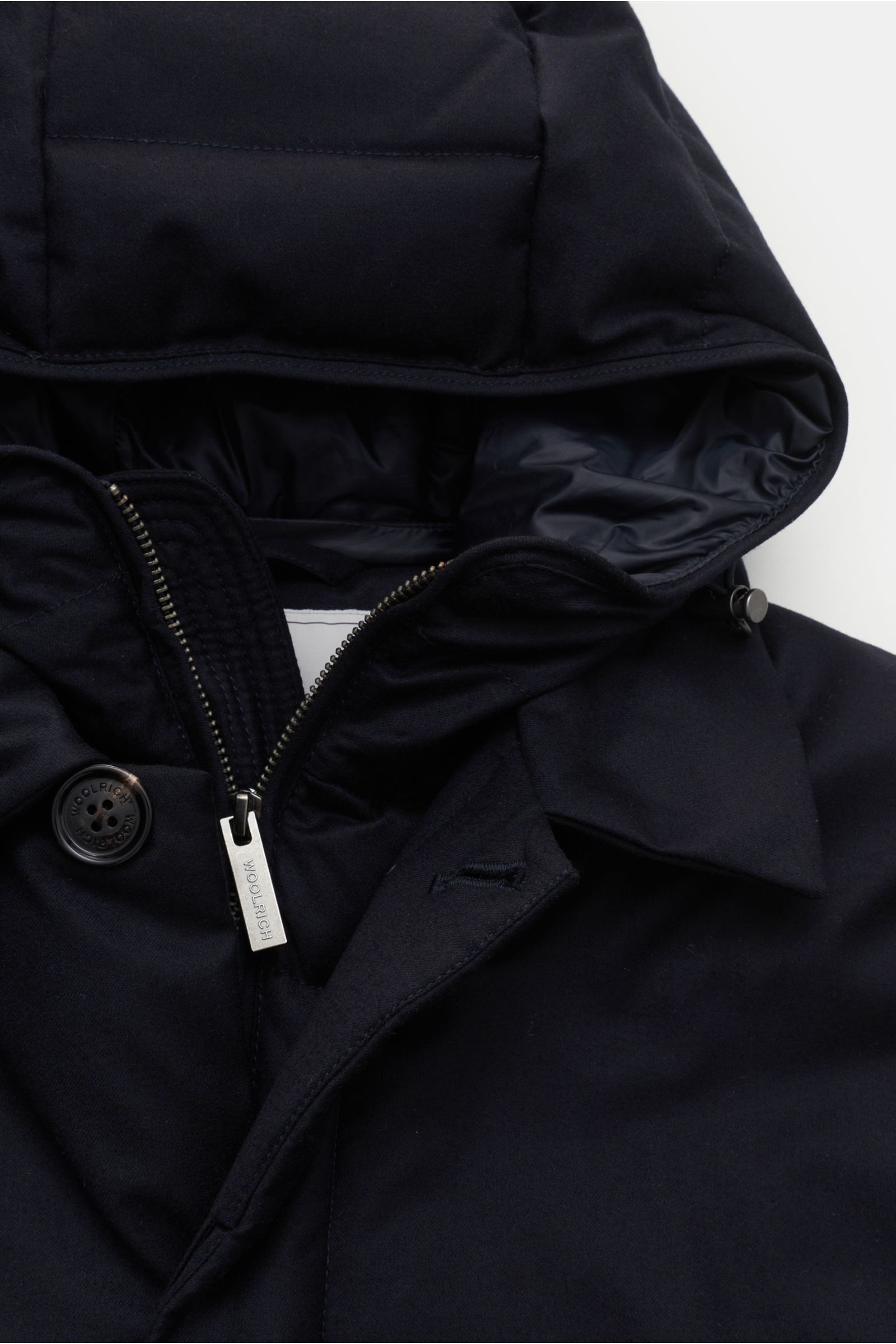 WOOLRICH down parka navy | BRAUN Hamburg