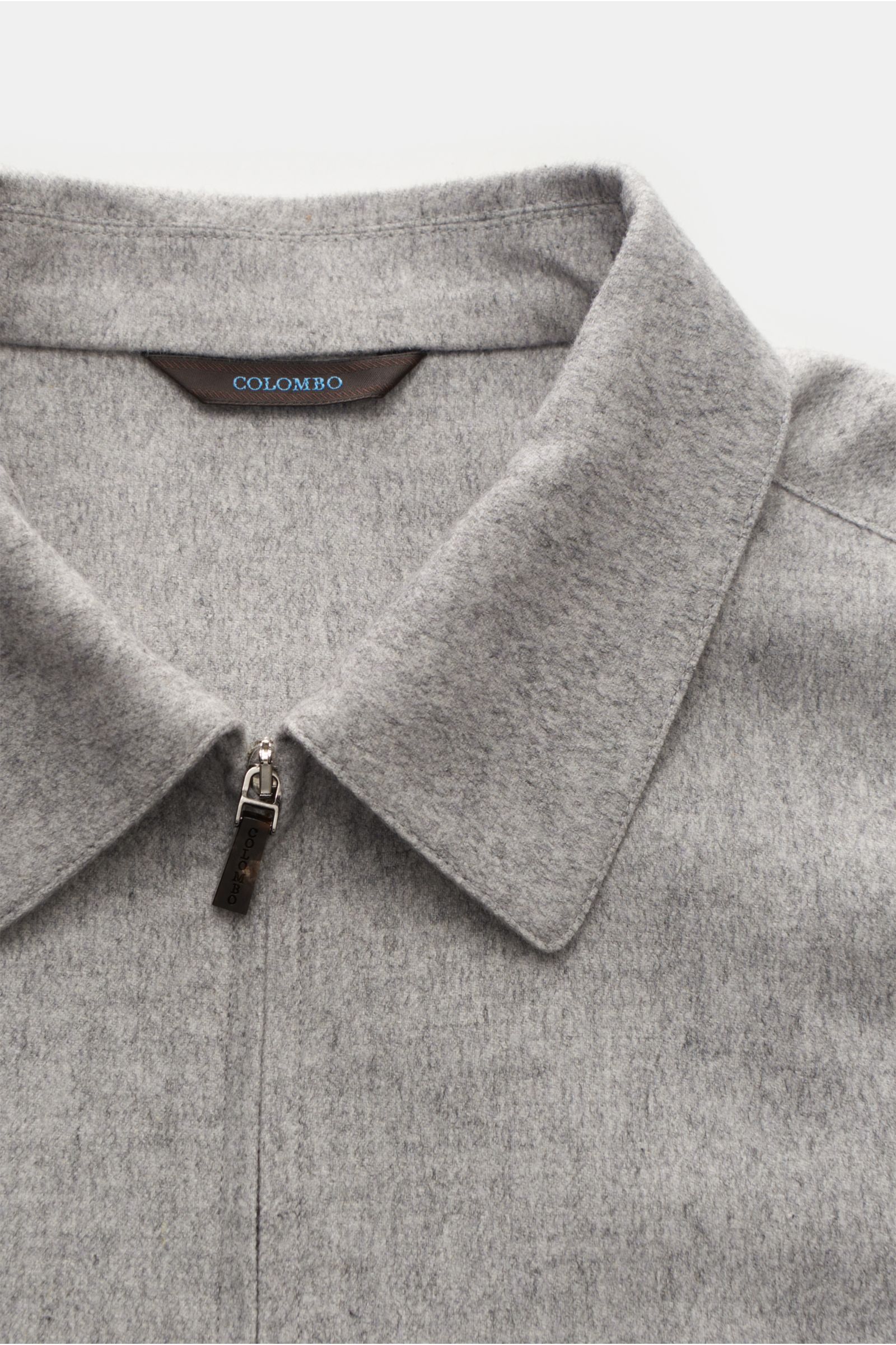 COLOMBO jacket light grey melange | BRAUN Hamburg