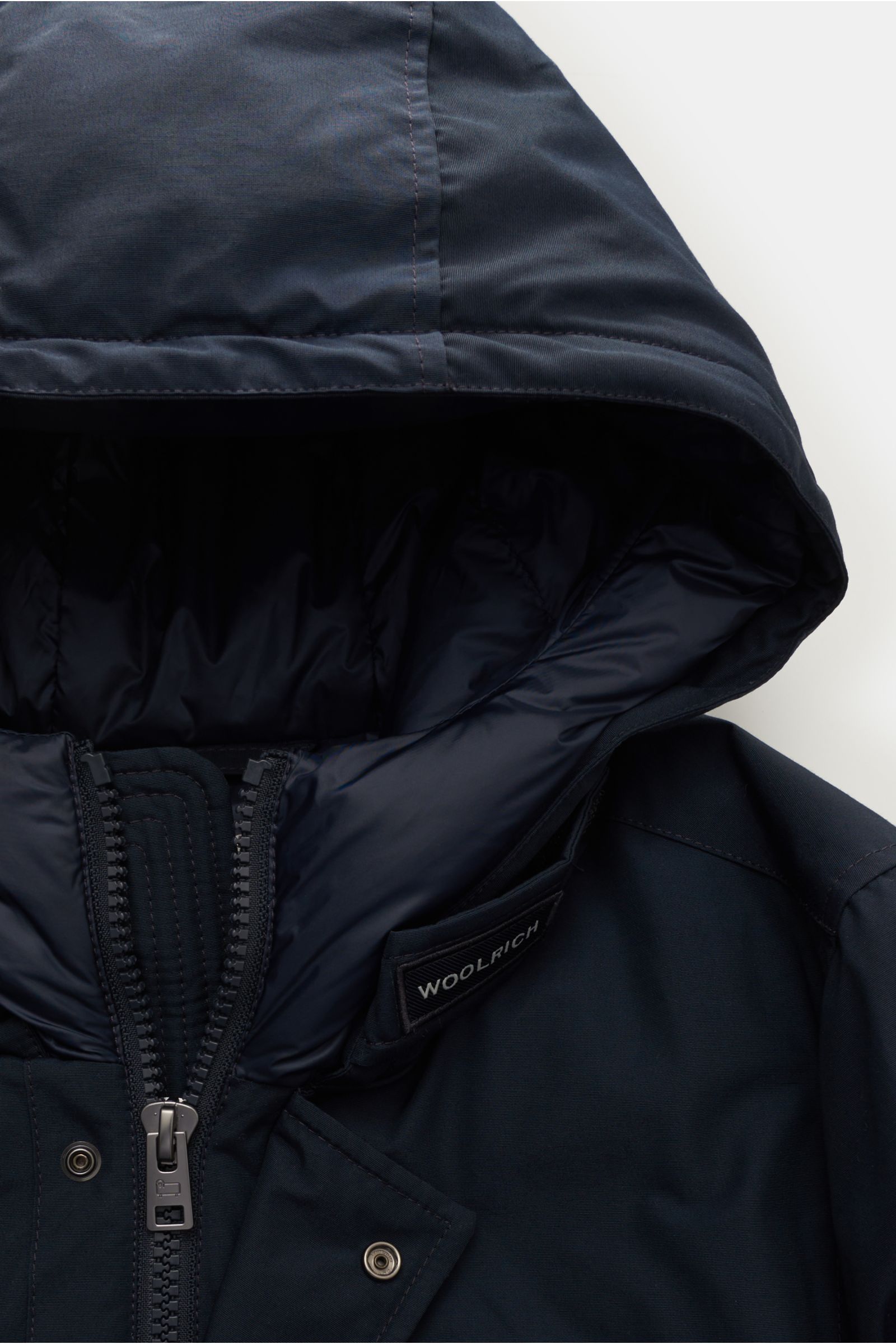 WOOLRICH down parka 'Polar High Collar Parka' navy | BRAUN Hamburg