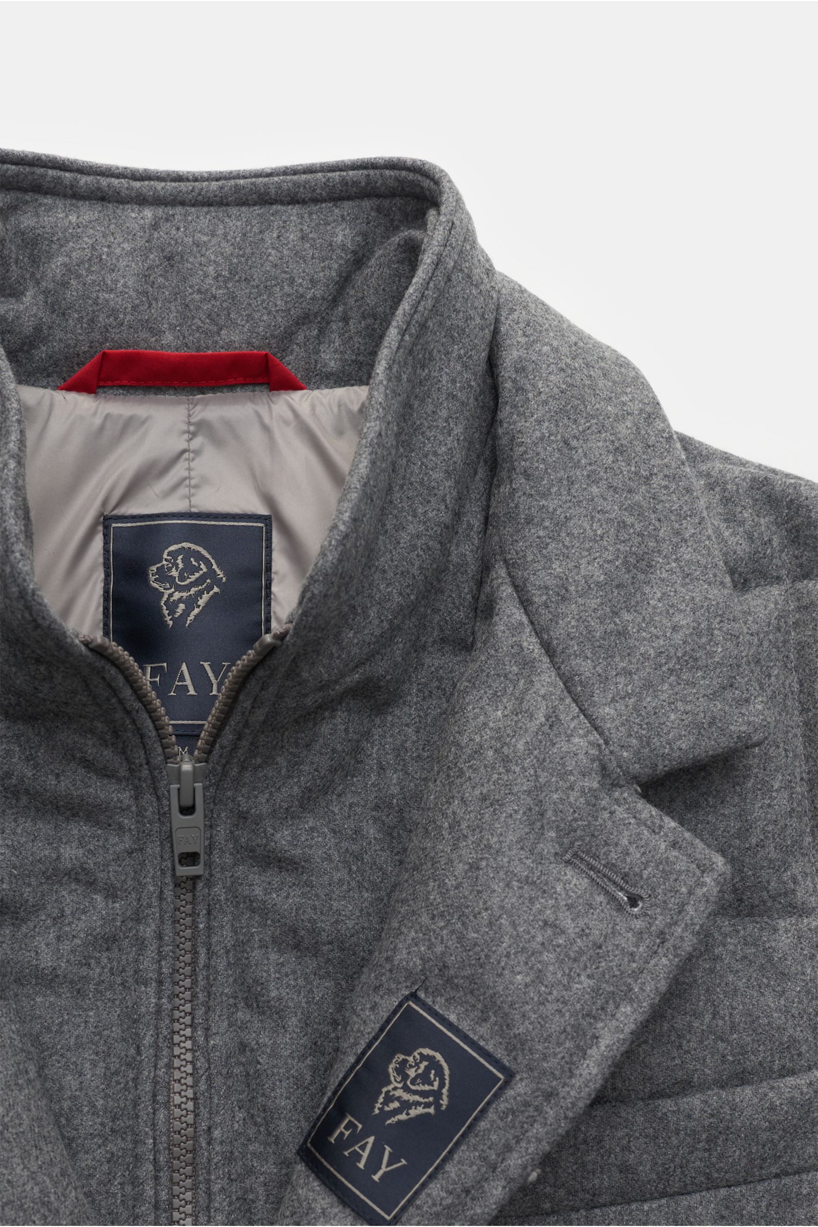 FAY down jacket grey mottled | BRAUN Hamburg