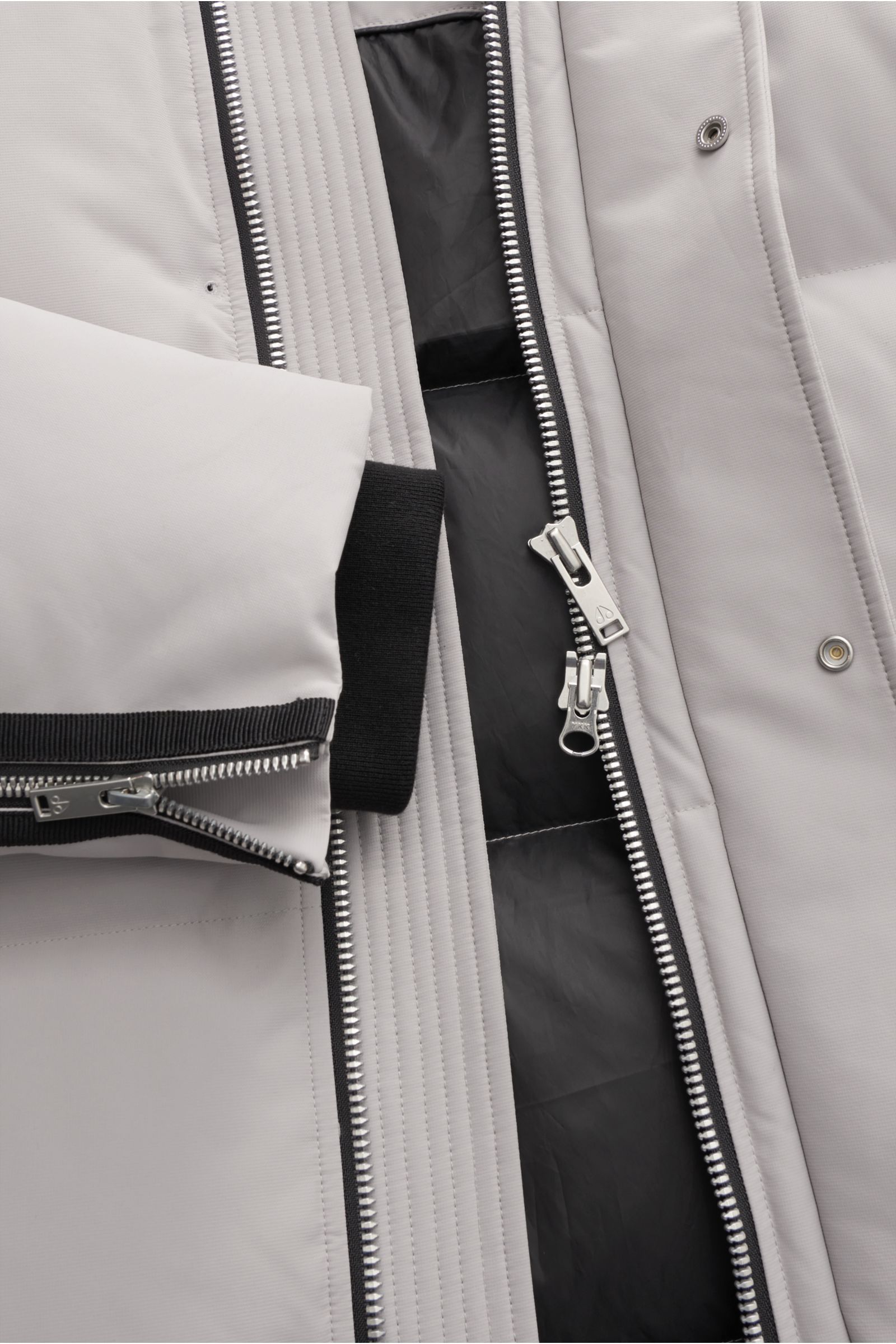 MOOSE KNUCKLES down jacket 'Cloud 3Q Neo' light grey | BRAUN Hamburg