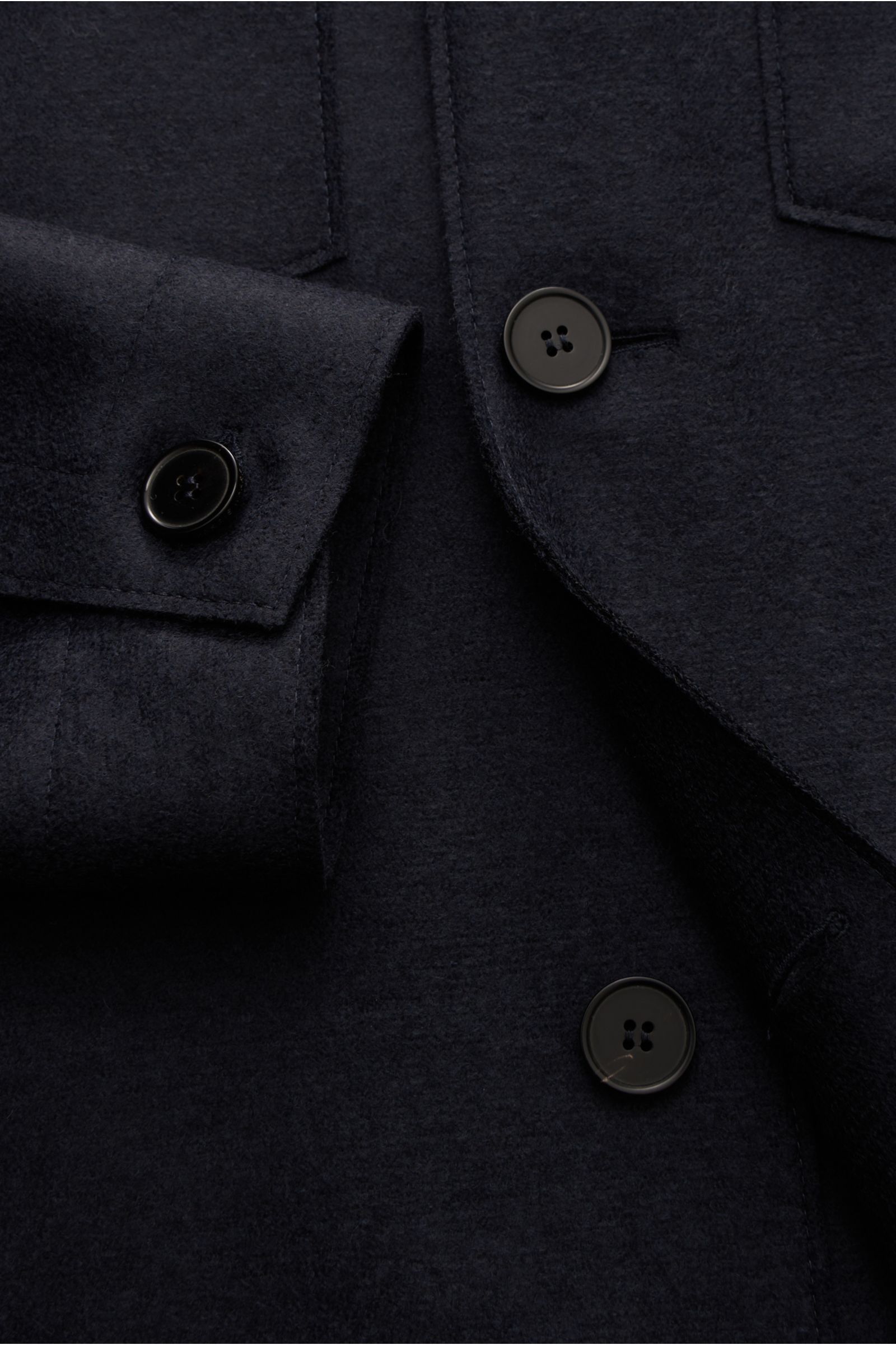 HARRIS WHARF LONDON wool jacket navy | BRAUN Hamburg