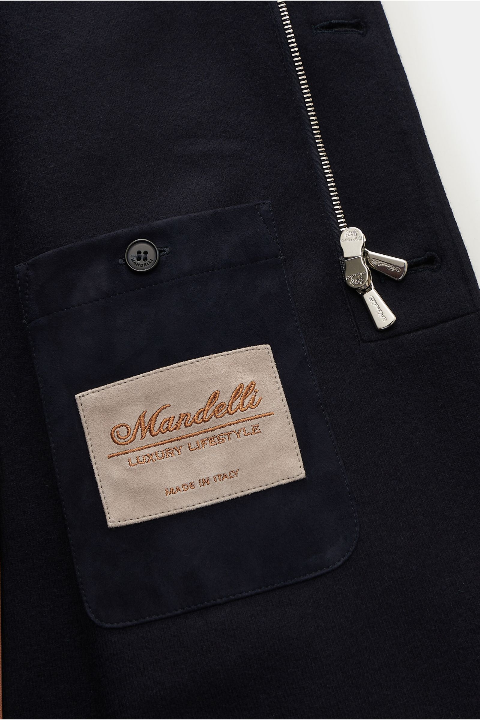 MANDELLI cashmere jacket navy | BRAUN Hamburg