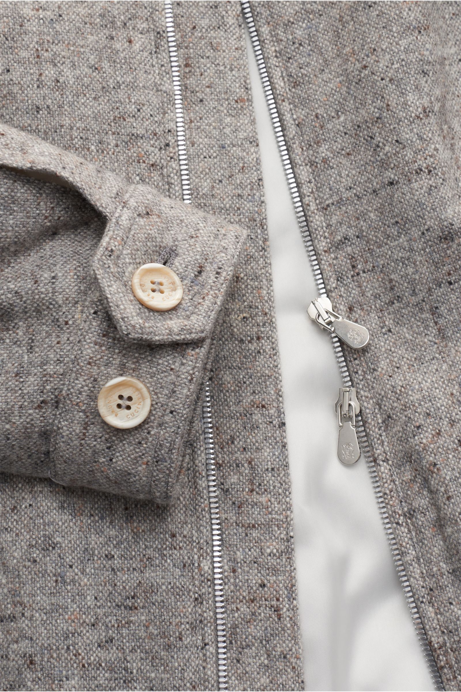 BRUNELLO CUCINELLI blouson grey mottled | BRAUN Hamburg