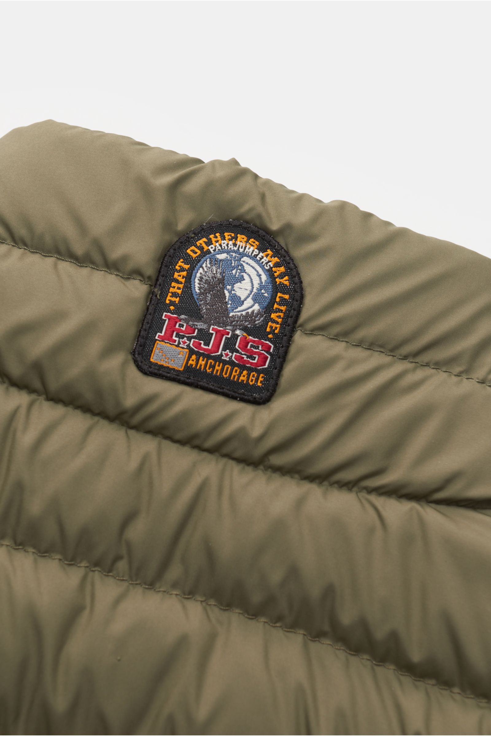 PARAJUMPERS down gilet 'Perfect' olive | BRAUN Hamburg