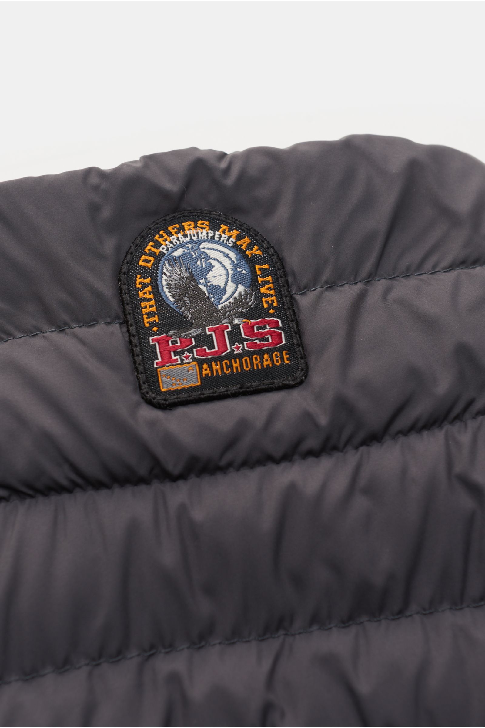 PARAJUMPERS down gilet 'Perfect' dark grey | BRAUN Hamburg