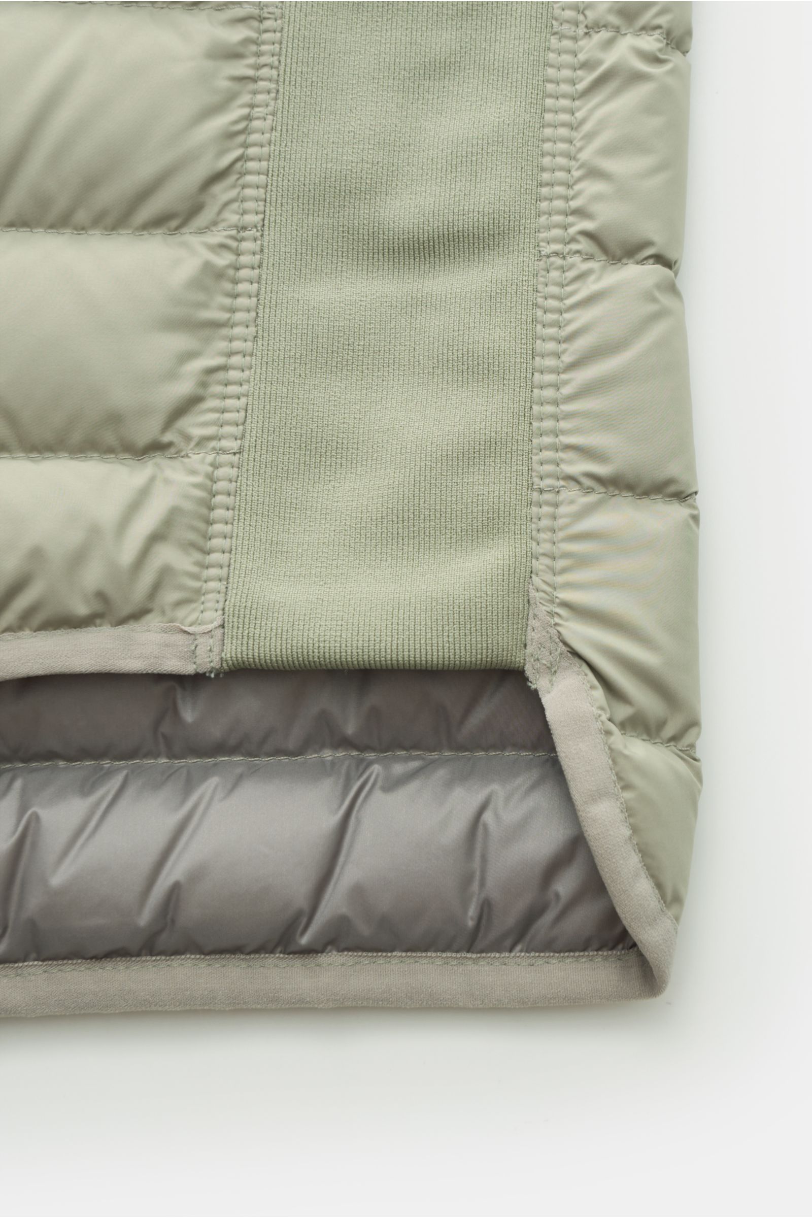 PARAJUMPERS down gilet 'Perfect' grey-green | BRAUN Hamburg