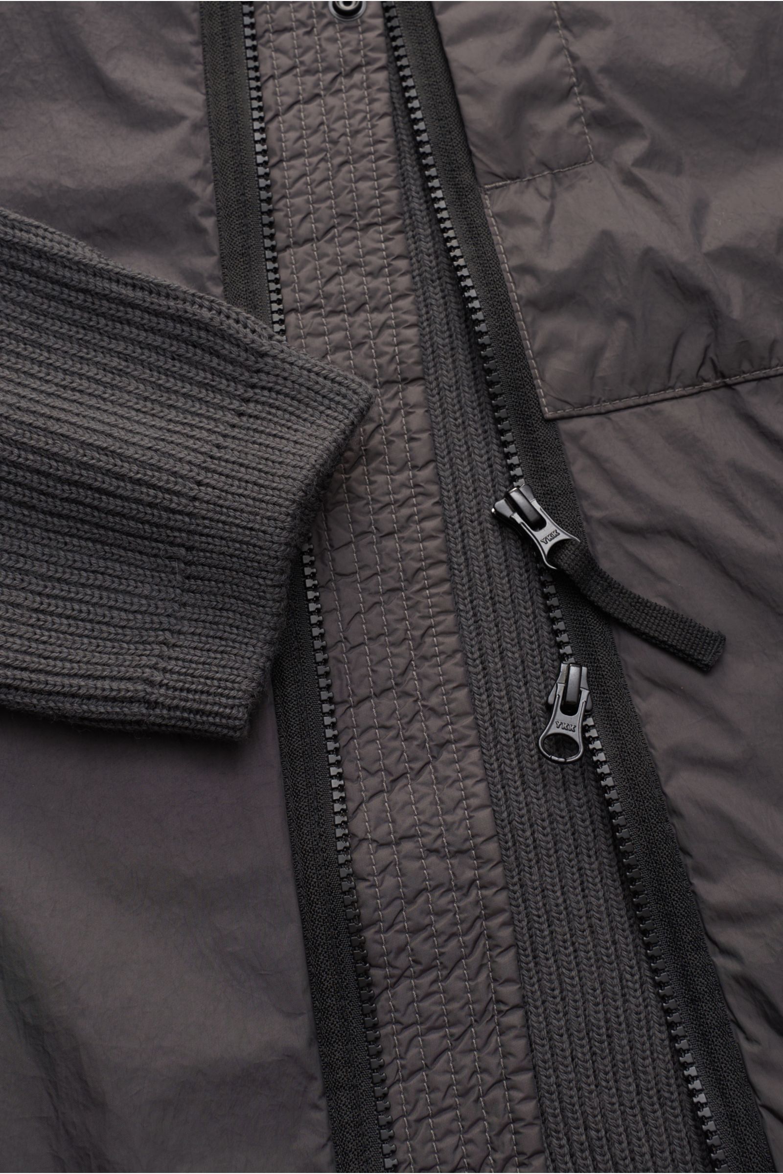 STONE ISLAND cardigan 'Garment Dyed Crinkle Reps R-Ny with Primaloft-TC ...