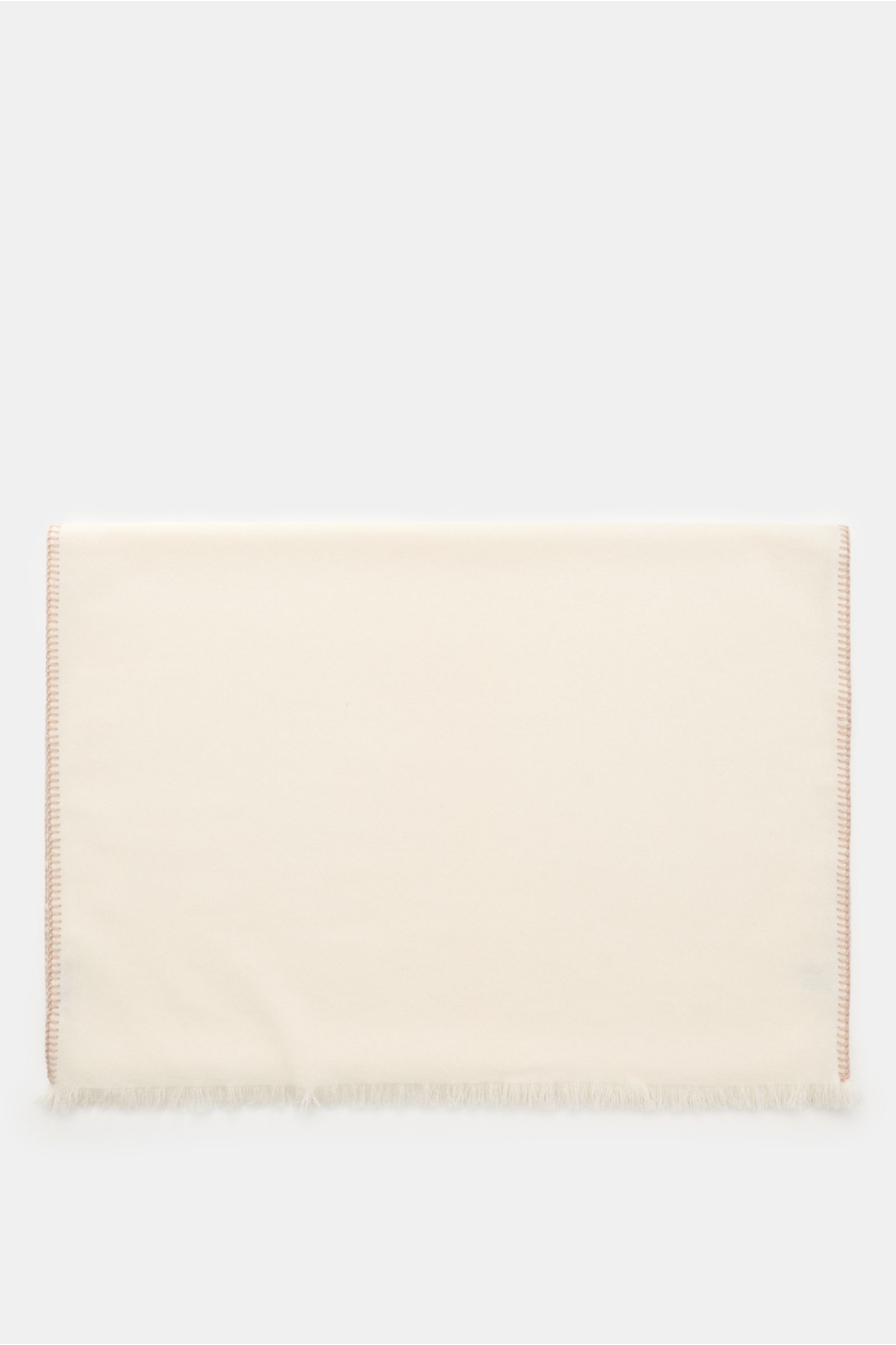COLOMBO cashmere scarf cream | BRAUN Hamburg