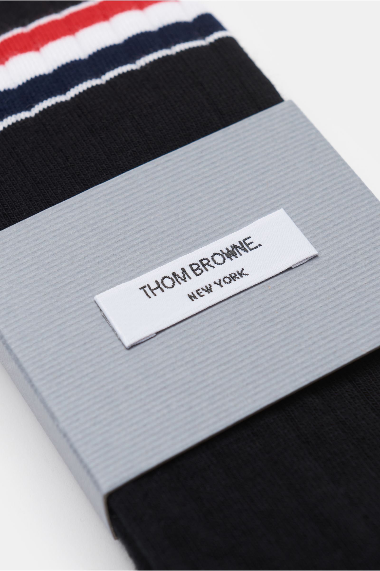 THOM BROWNE socks black | BRAUN Hamburg